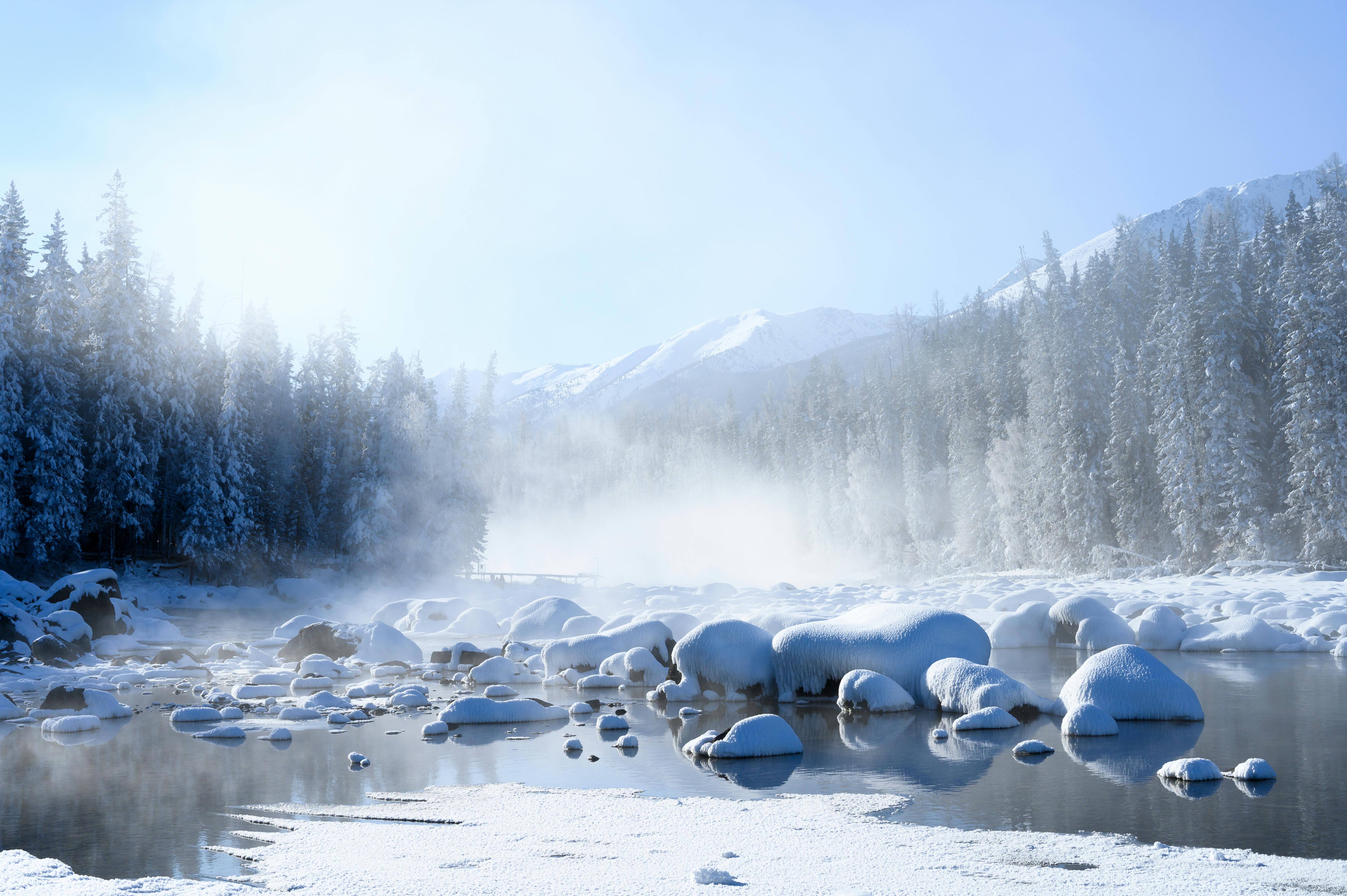 Snow River Wallpapers - Top Free Snow River Backgrounds - WallpaperAccess
