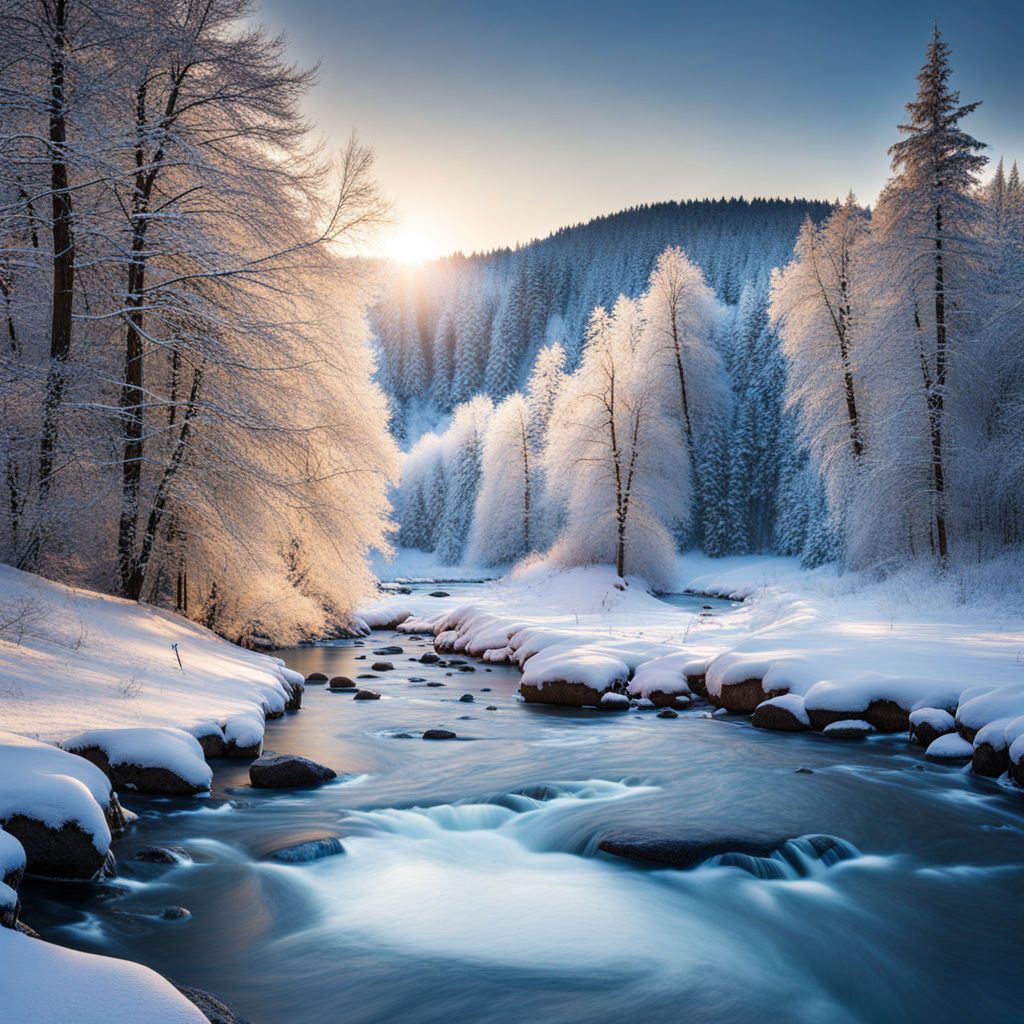 Snow River Wallpapers - Top Free Snow River Backgrounds - WallpaperAccess