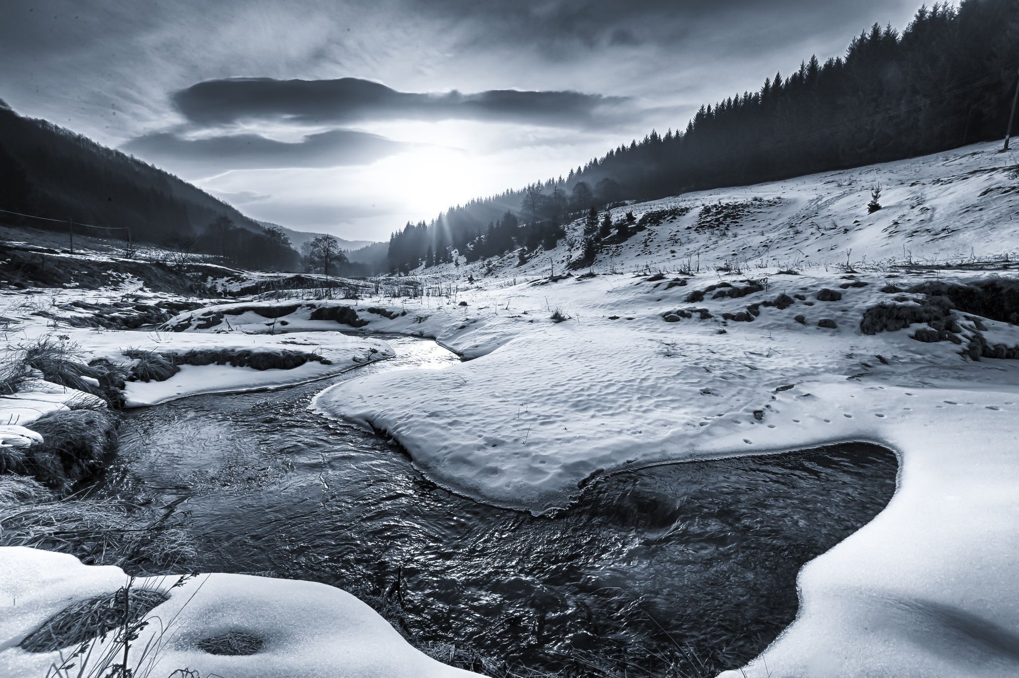 Snow River Wallpapers - Top Free Snow River Backgrounds - WallpaperAccess