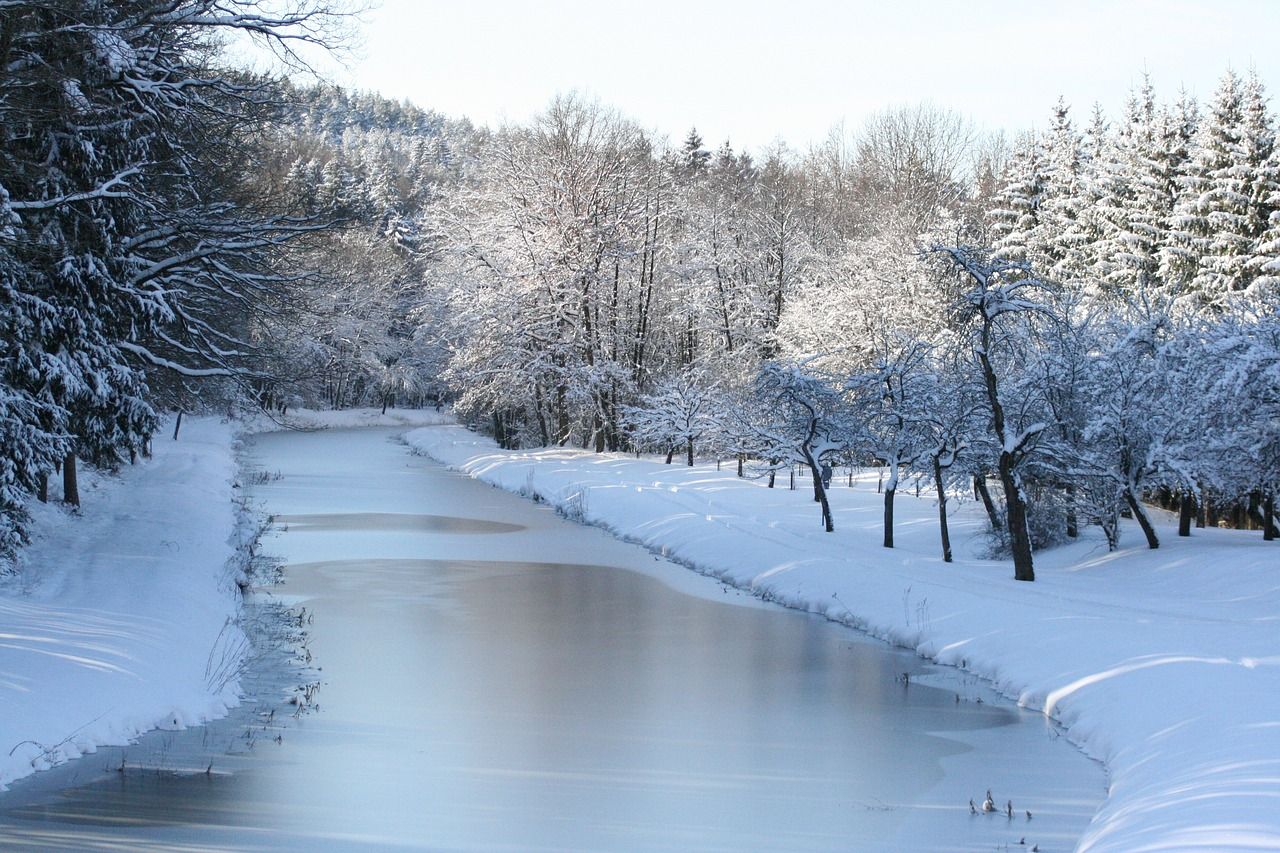 Snow River Wallpapers - Top Free Snow River Backgrounds - WallpaperAccess
