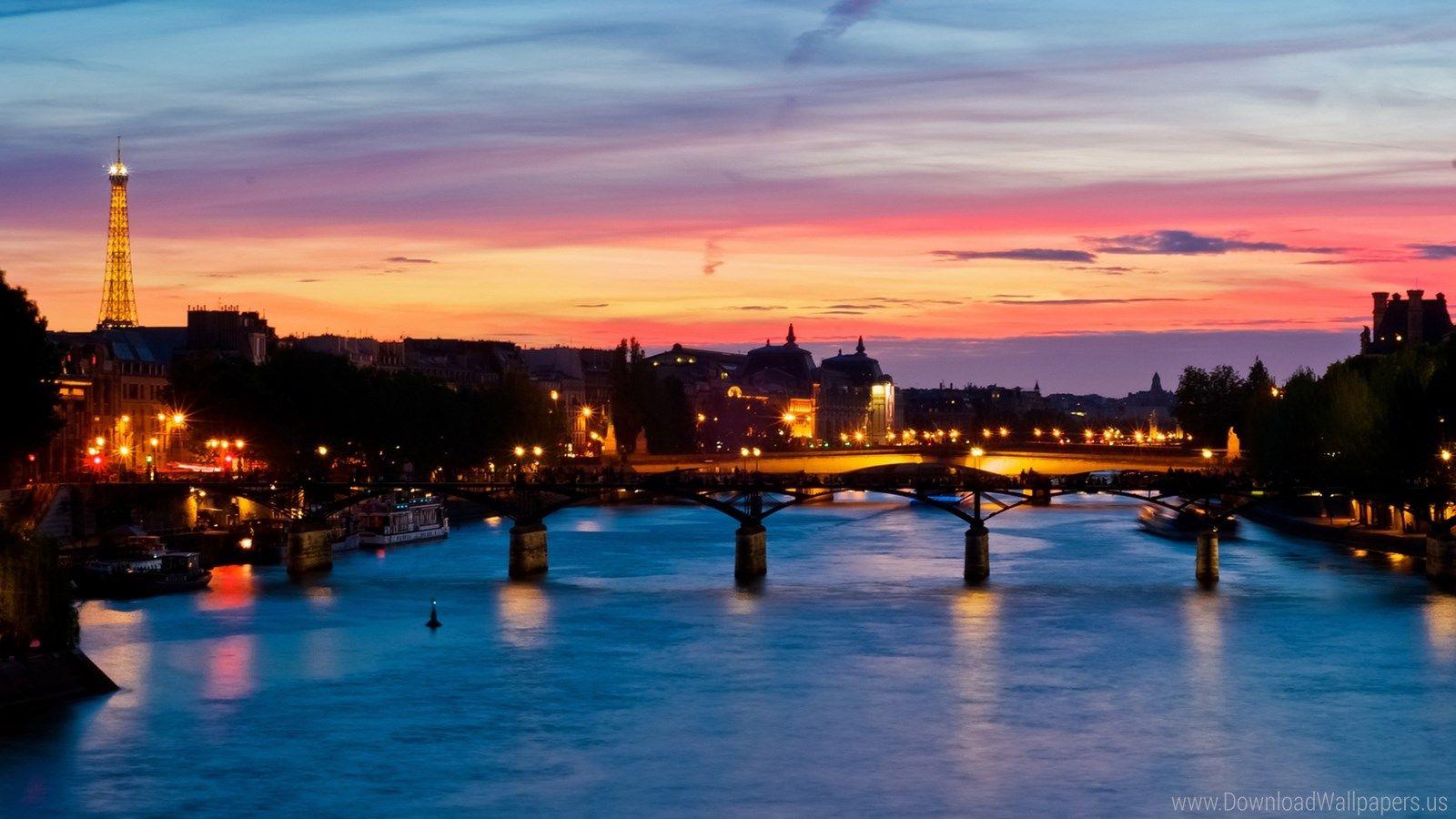 Paris Sunset Wallpapers - Top Free Paris Sunset Backgrounds ...