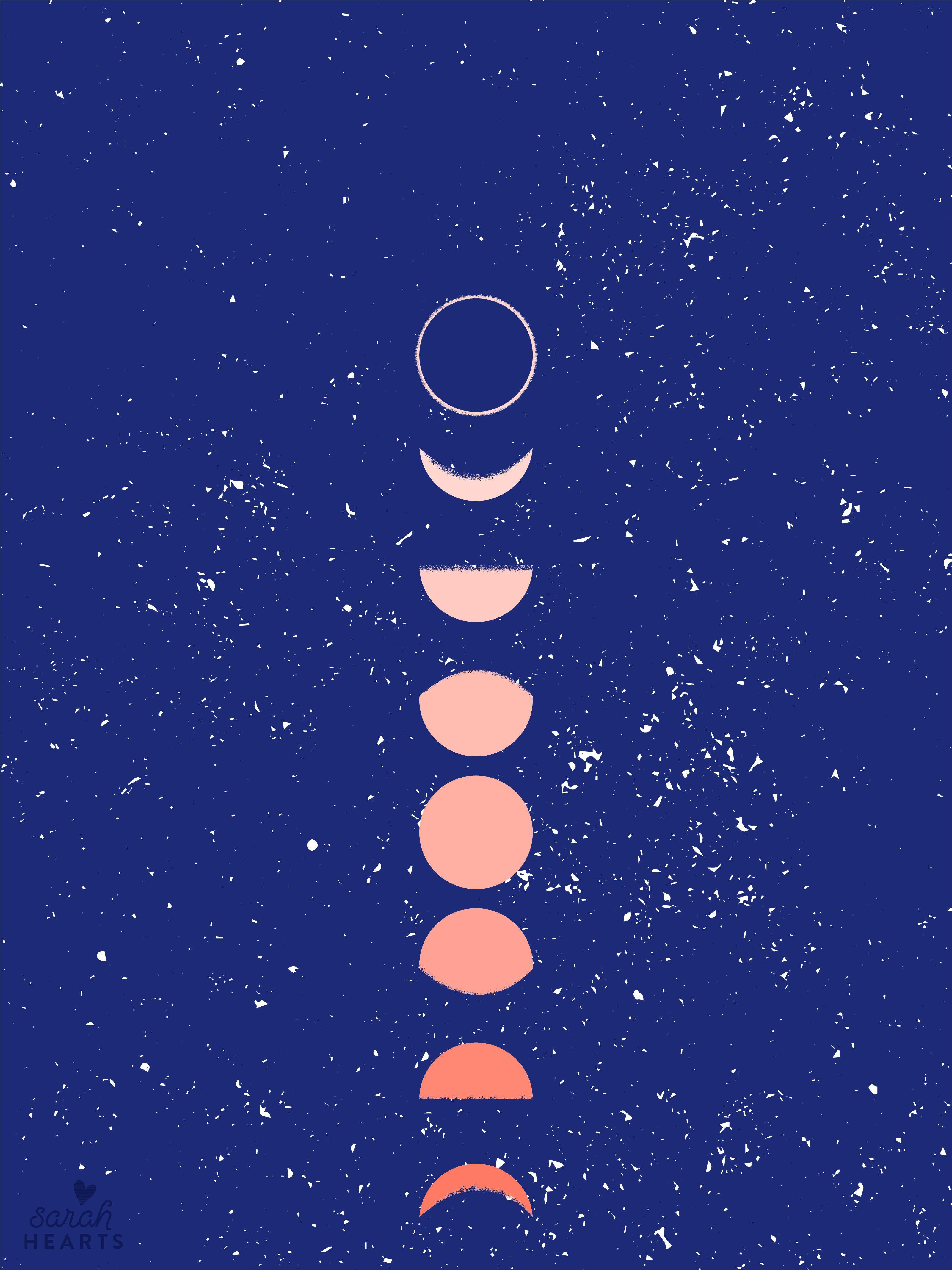 Moon Phase Wallpapers - Top Free Moon Phase Backgrounds - WallpaperAccess