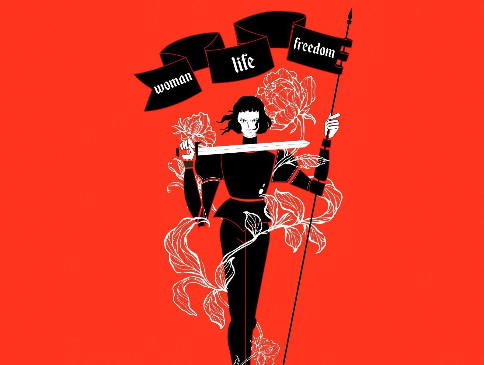 Woman Life Freedom Wallpapers - Top Free Woman Life Freedom Backgrounds ...