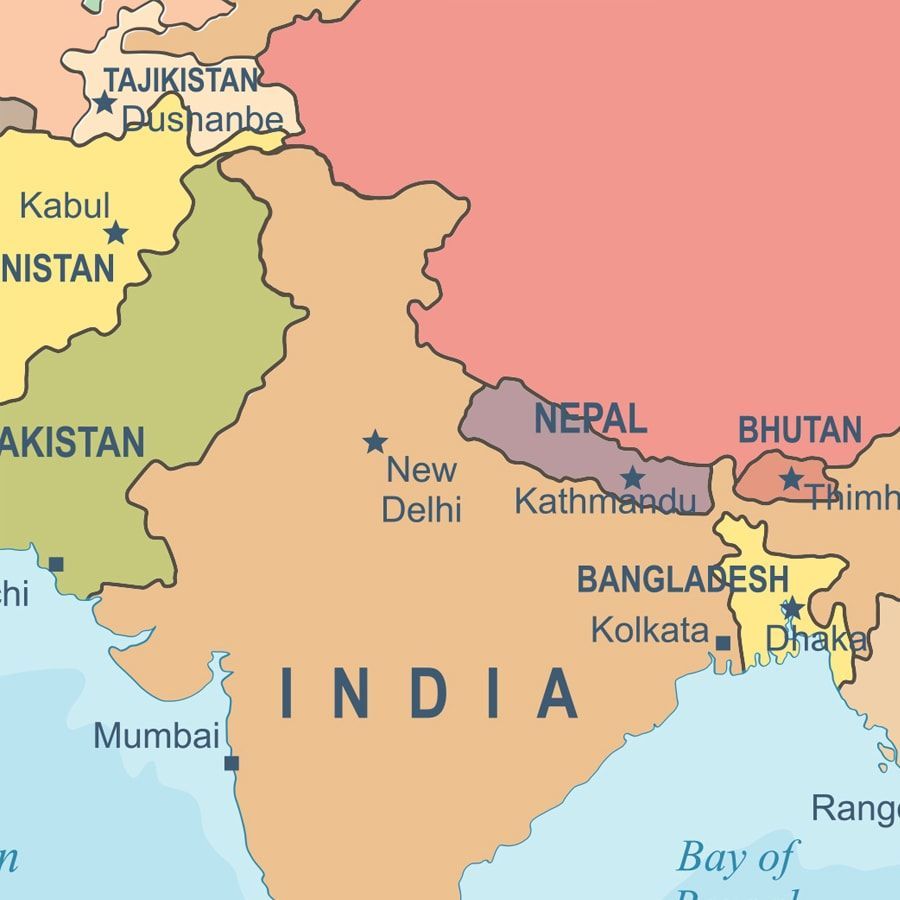 India Political Map Wallpapers - Top Free India Political Map ...