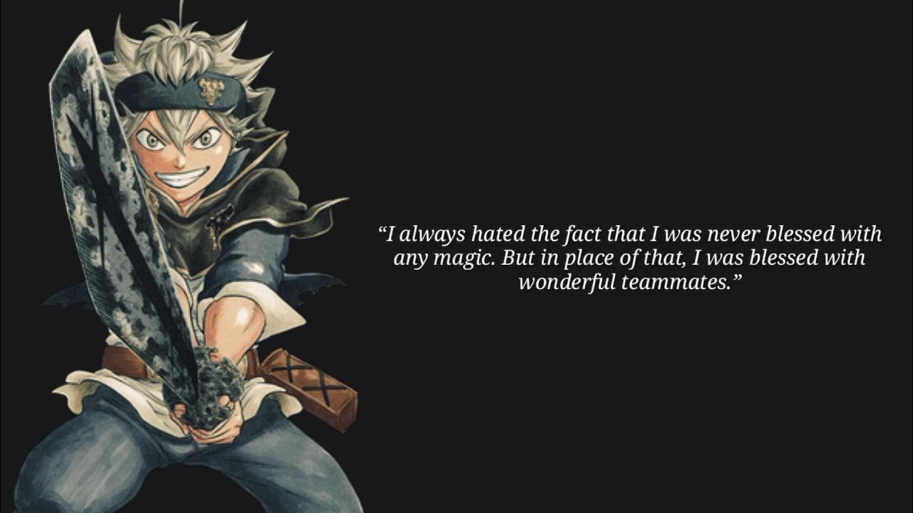 Black Clover Quotes Wallpapers - Top Free Black Clover Quotes ...