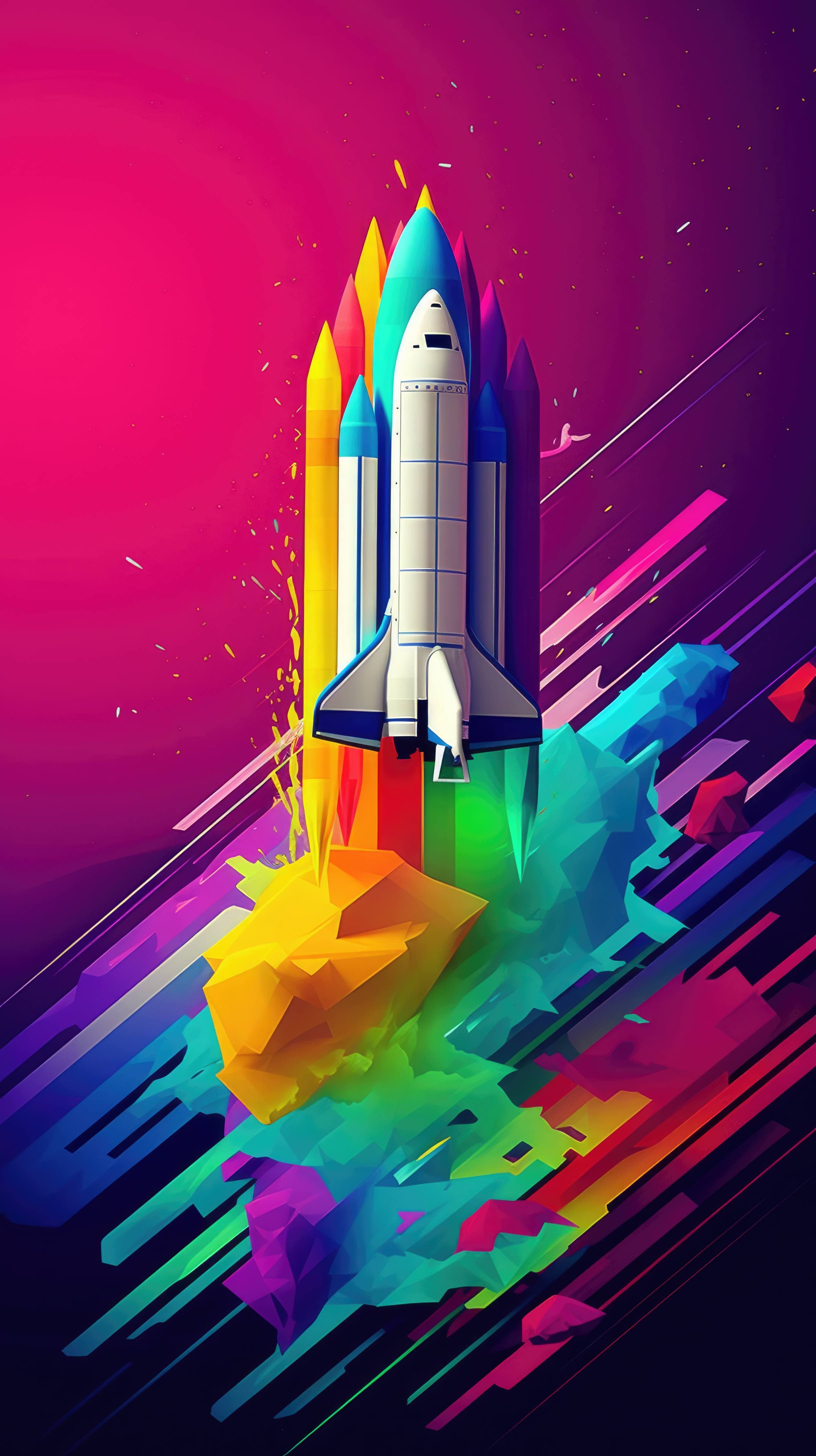 Rocket In Space Wallpapers - Top Free Rocket In Space Backgrounds ...