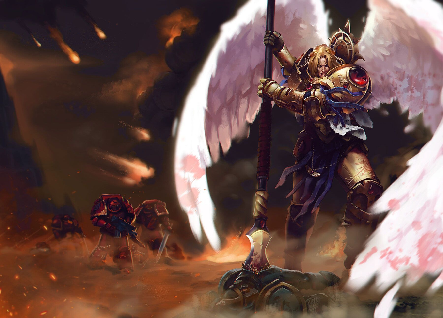 Sanguinius Wallpapers - Top Free Sanguinius Backgrounds - WallpaperAccess