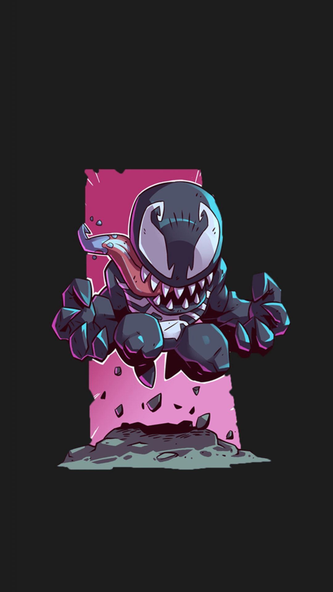 Chibi Venom Wallpapers - Top Free Chibi Venom Backgrounds - WallpaperAccess