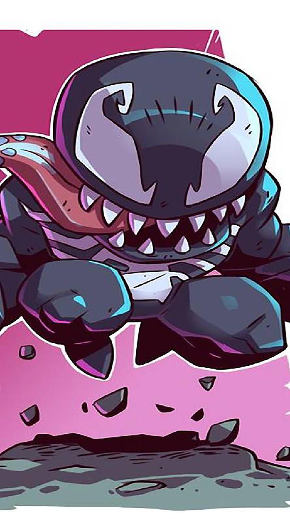 Chibi Venom Wallpapers - Top Free Chibi Venom Backgrounds - WallpaperAccess