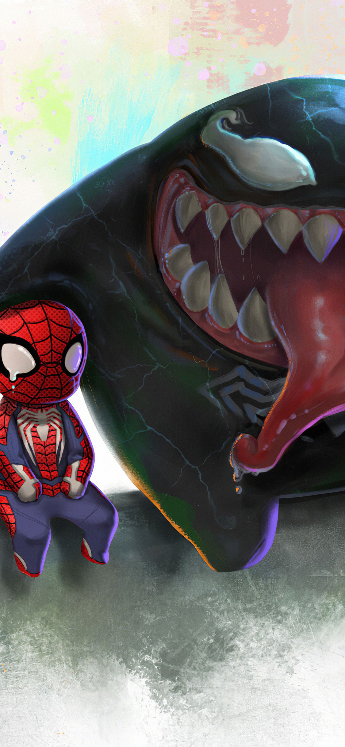 Chibi Venom Wallpapers - Top Free Chibi Venom Backgrounds - WallpaperAccess