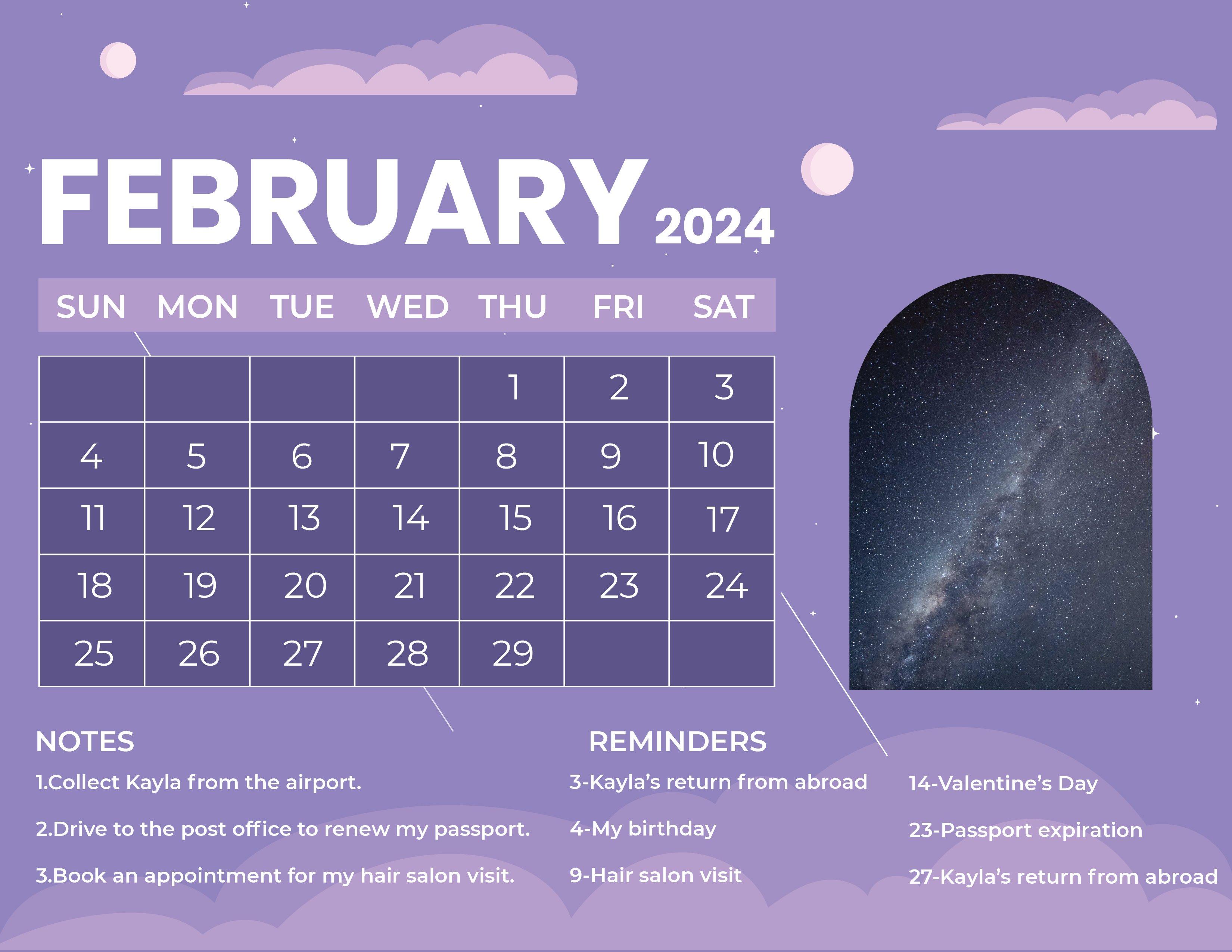February 2024 Calendar Wallpapers - Top Free February 2024 Calendar ...