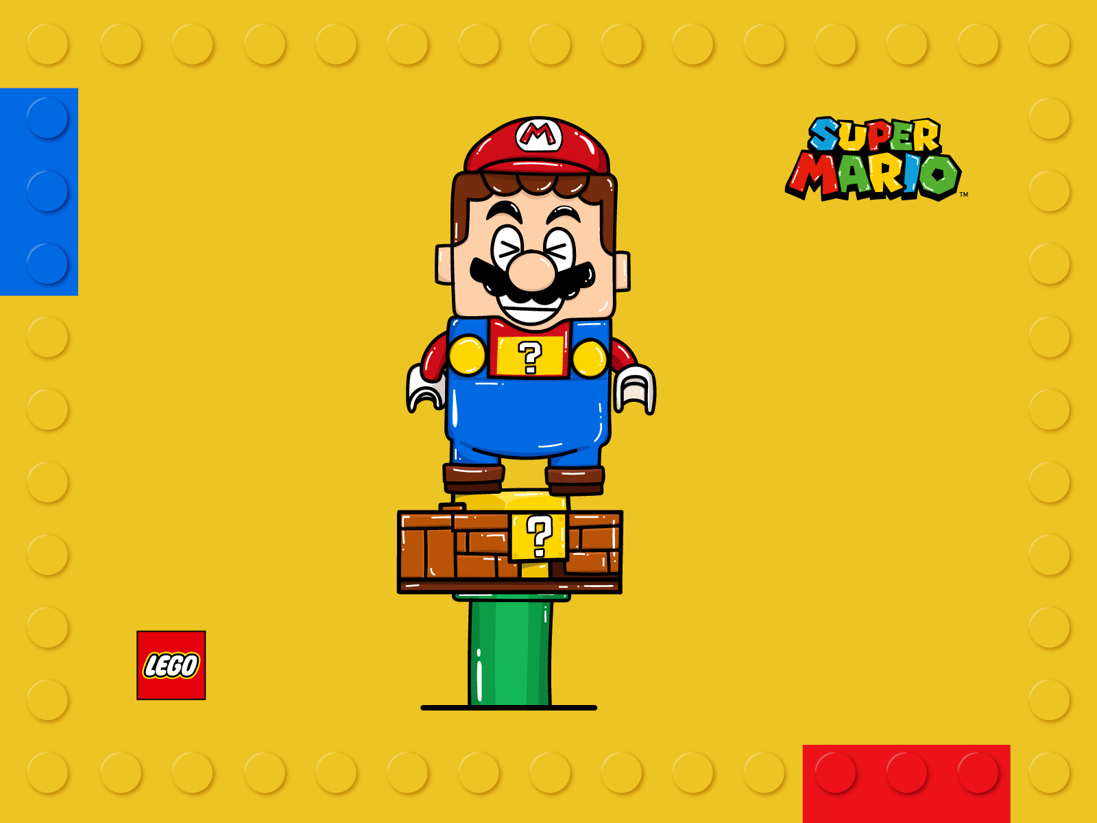 LEGO Mario Wallpapers - Top Free LEGO Mario Backgrounds - WallpaperAccess