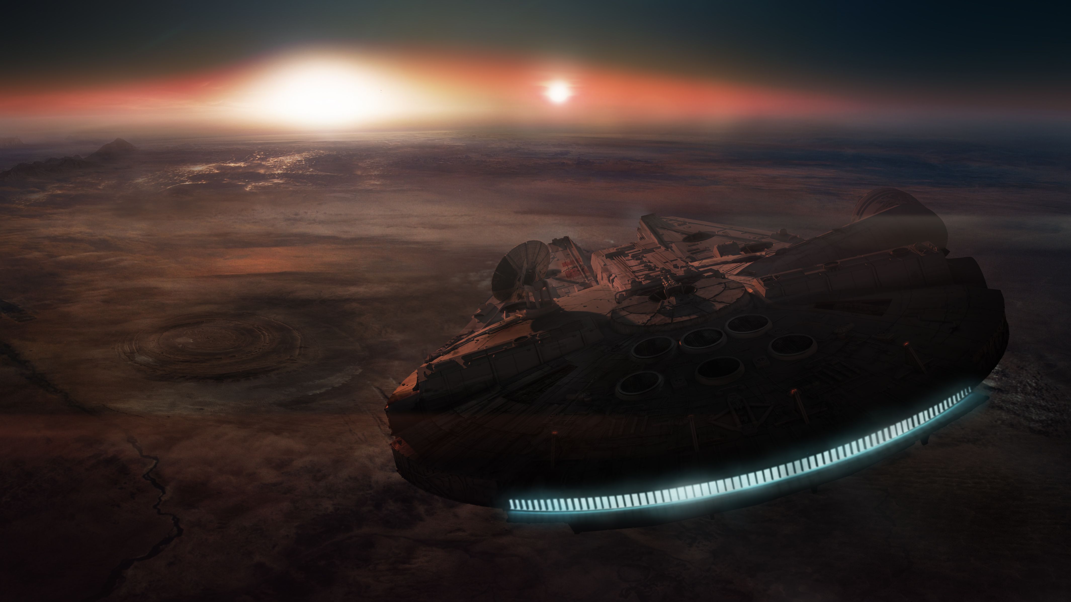 Star Wars Sunset Wallpapers - Top Free Star Wars Sunset Backgrounds ...