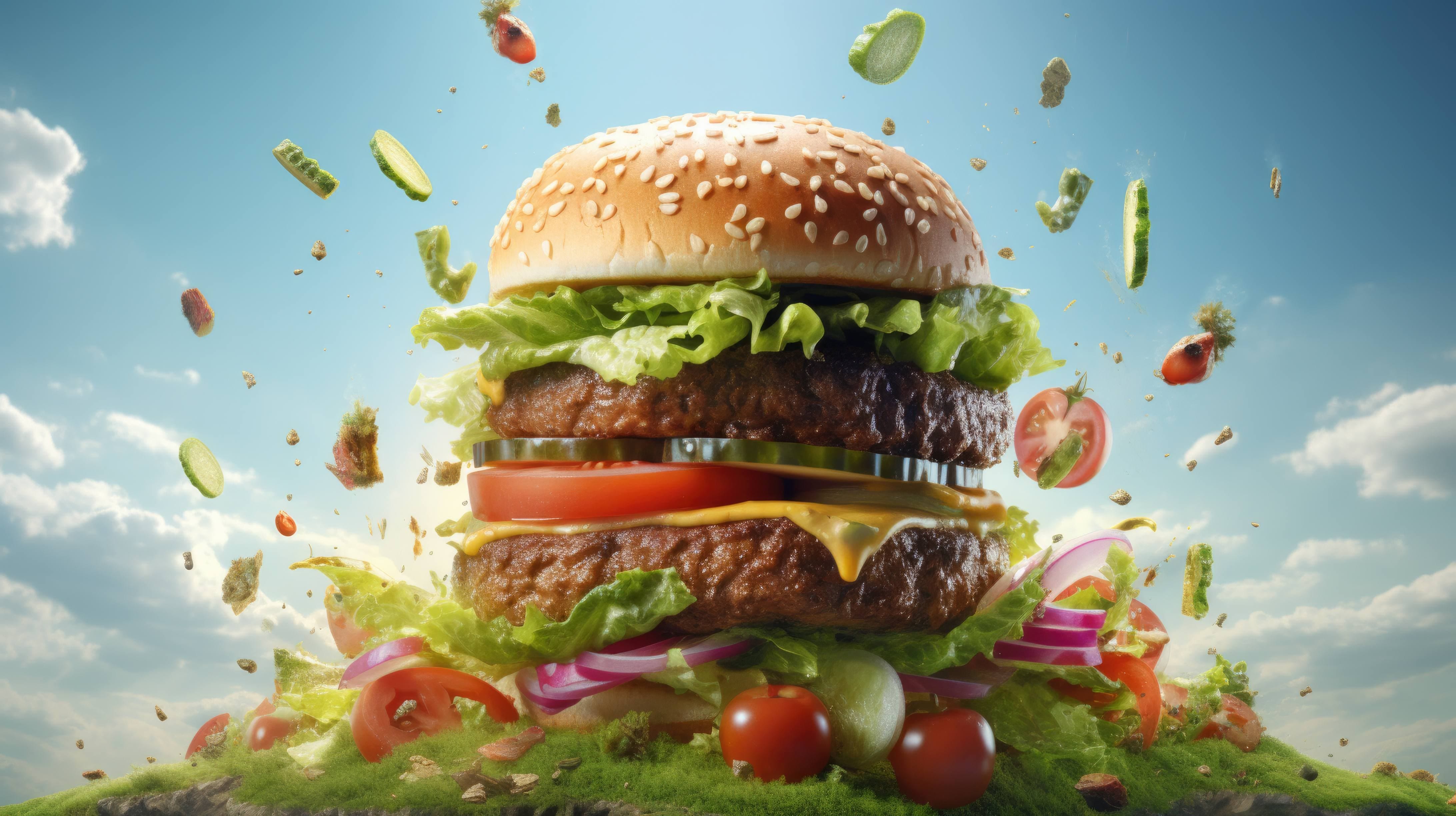 Veggie Burger Wallpapers - Top Free Veggie Burger Backgrounds ...