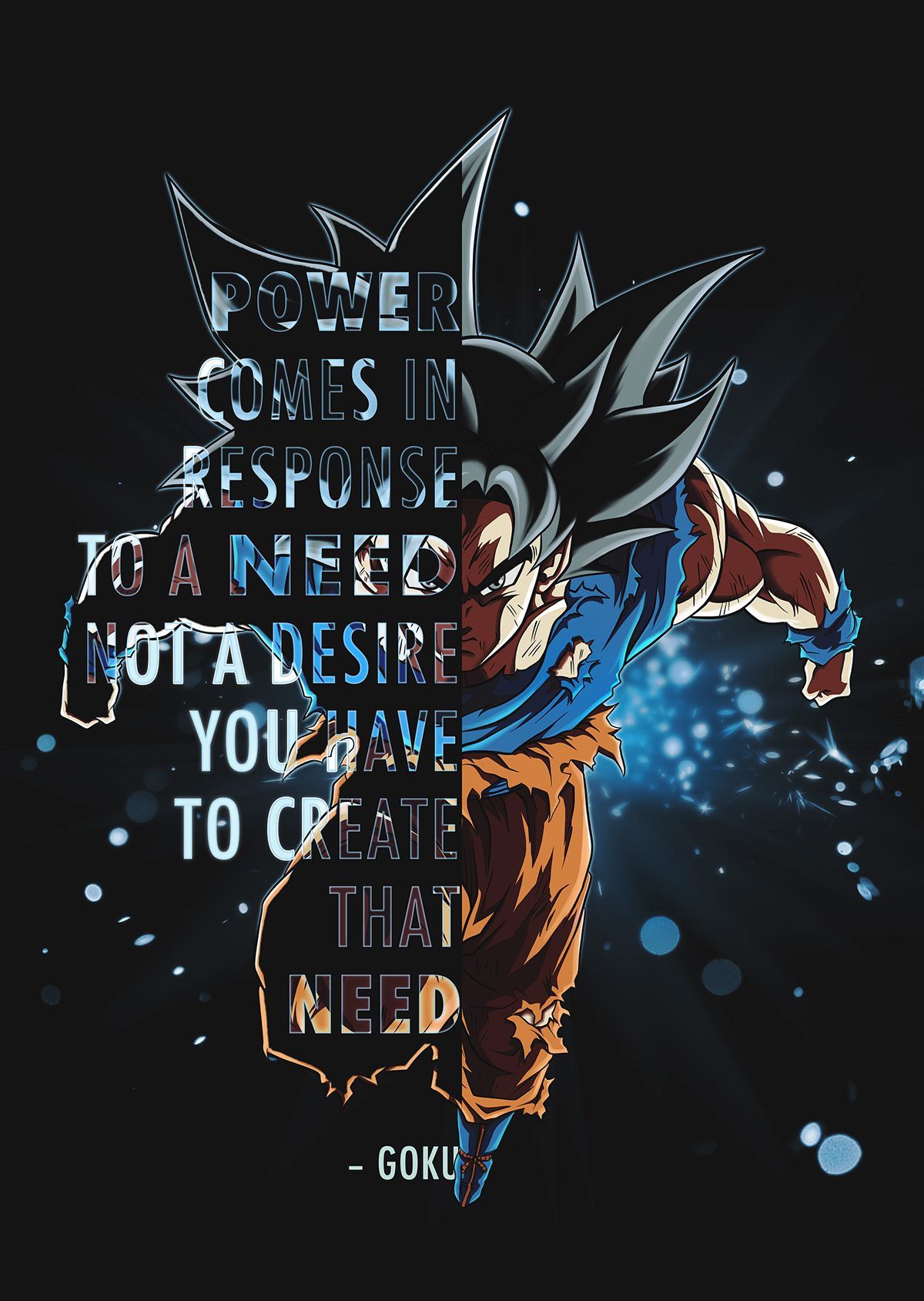 Goku Motivation Wallpapers - Top Free Goku Motivation Backgrounds ...