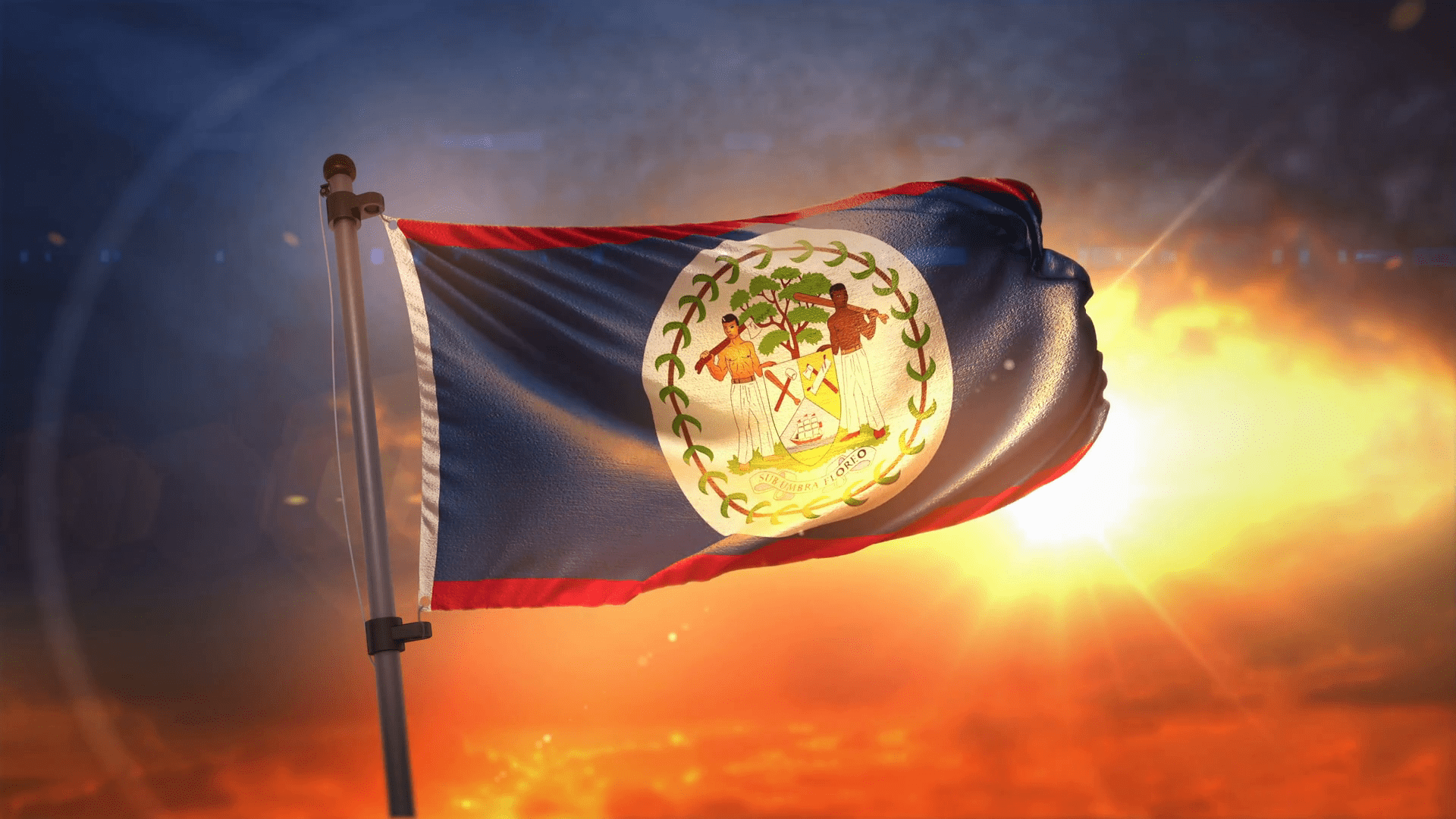 Belize Flag Wallpapers - Top Free Belize Flag Backgrounds - WallpaperAccess