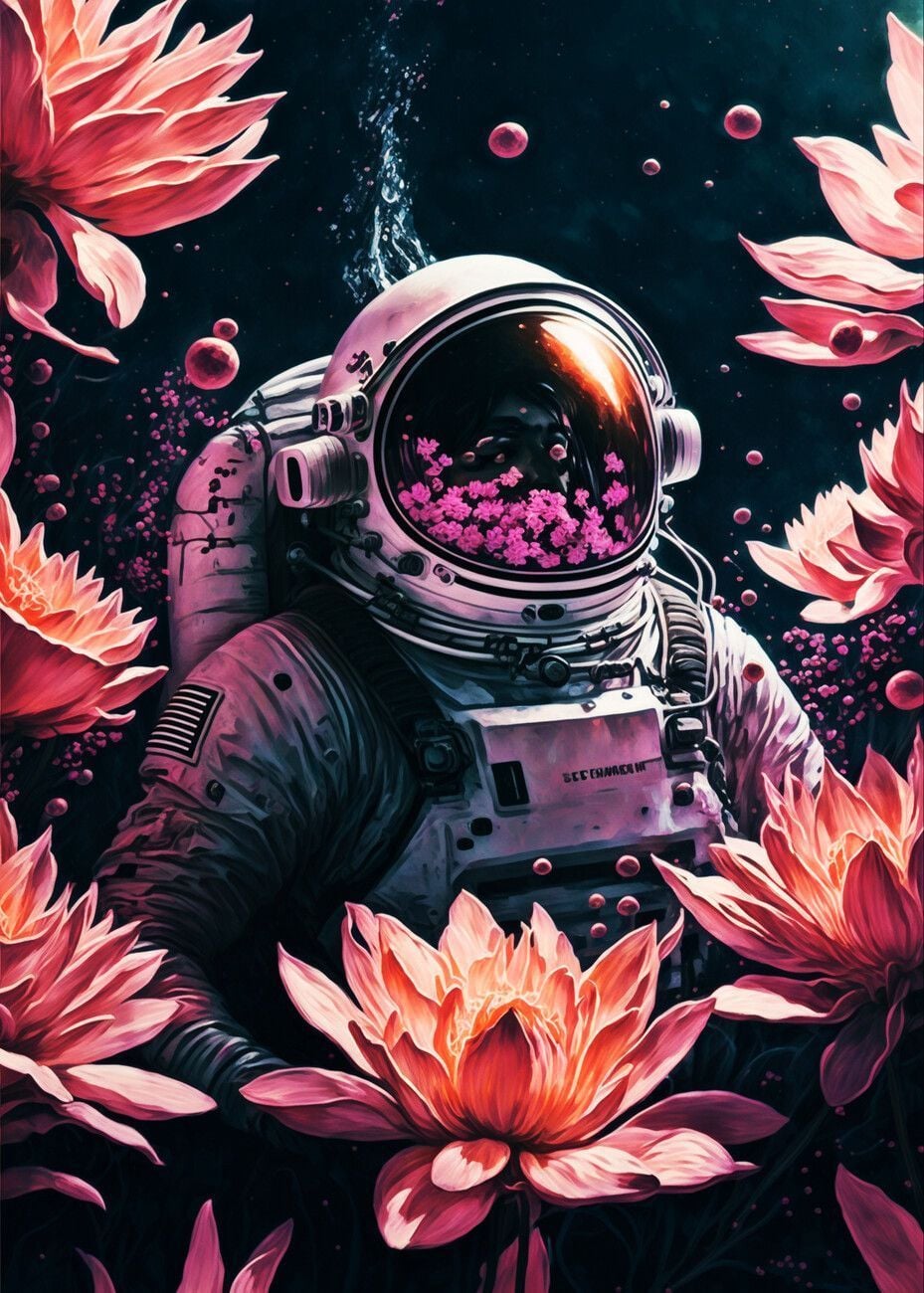 Pink Astronaut Wallpapers - Top Free Pink Astronaut Backgrounds ...