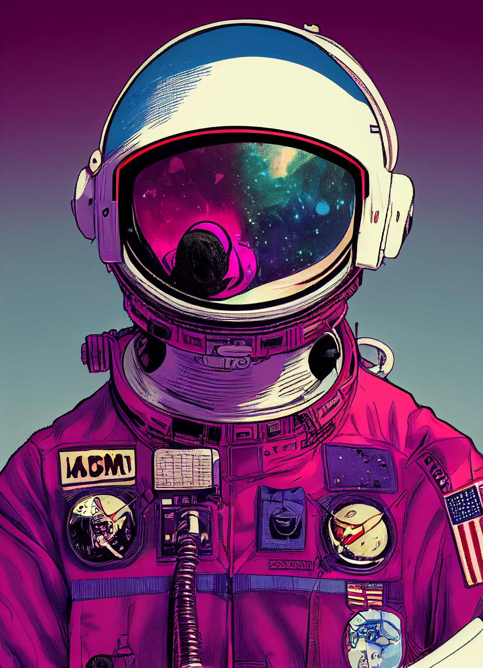 Pink Astronaut Wallpapers - Top Free Pink Astronaut Backgrounds ...