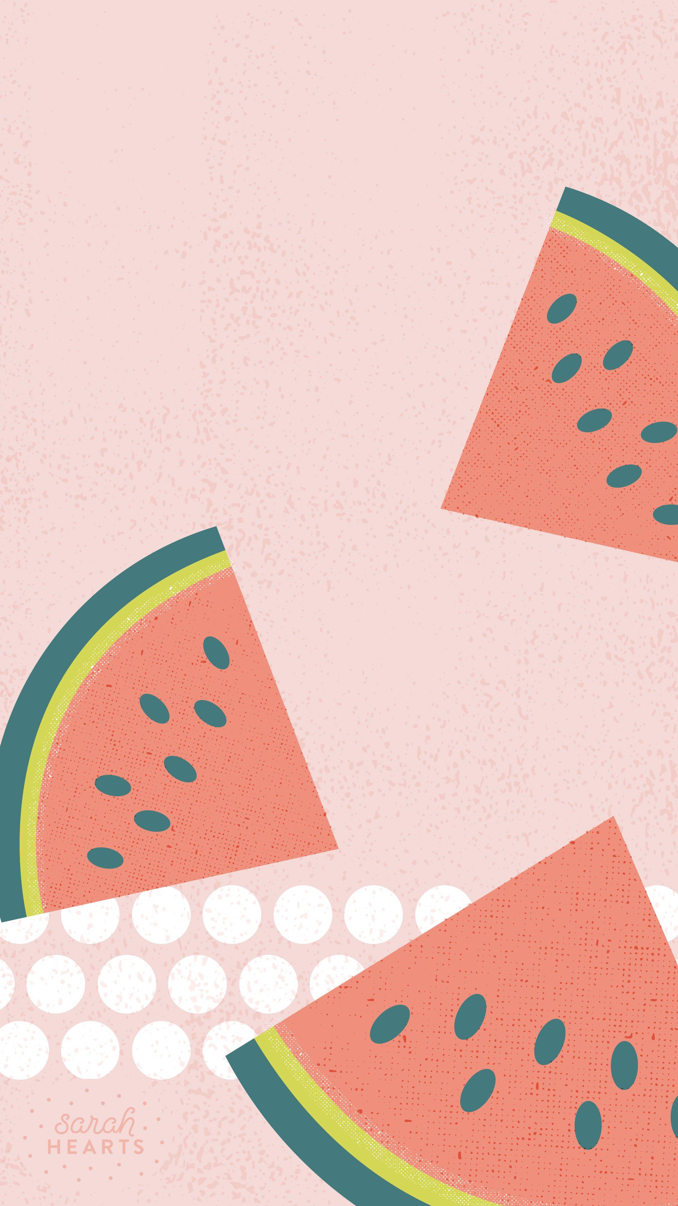 Pastel Watermelon Wallpapers - Top Free Pastel Watermelon Backgrounds ...