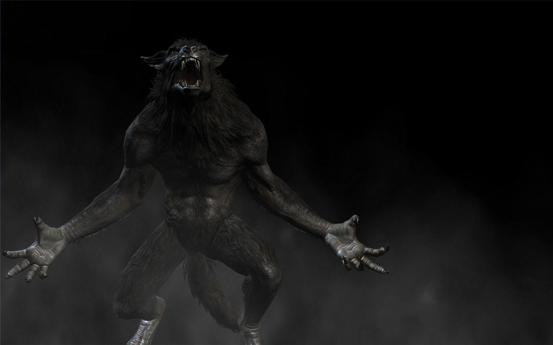 Black Werewolf Wallpapers - Top Free Black Werewolf Backgrounds ...