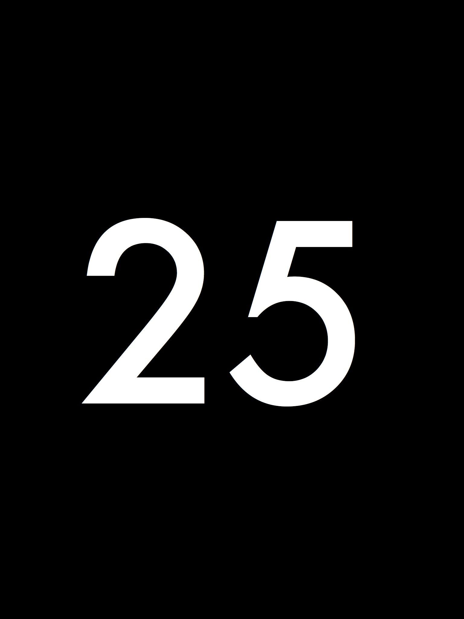 Number 25 Wallpapers - Top Free Number 25 Backgrounds - WallpaperAccess