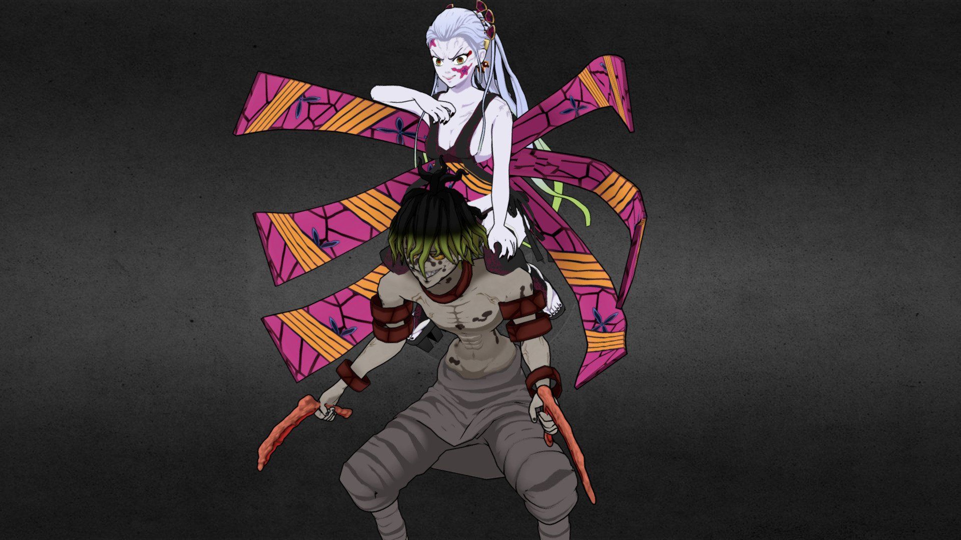 Gyutaro and Daki Wallpapers - Top Free Gyutaro and Daki Backgrounds ...