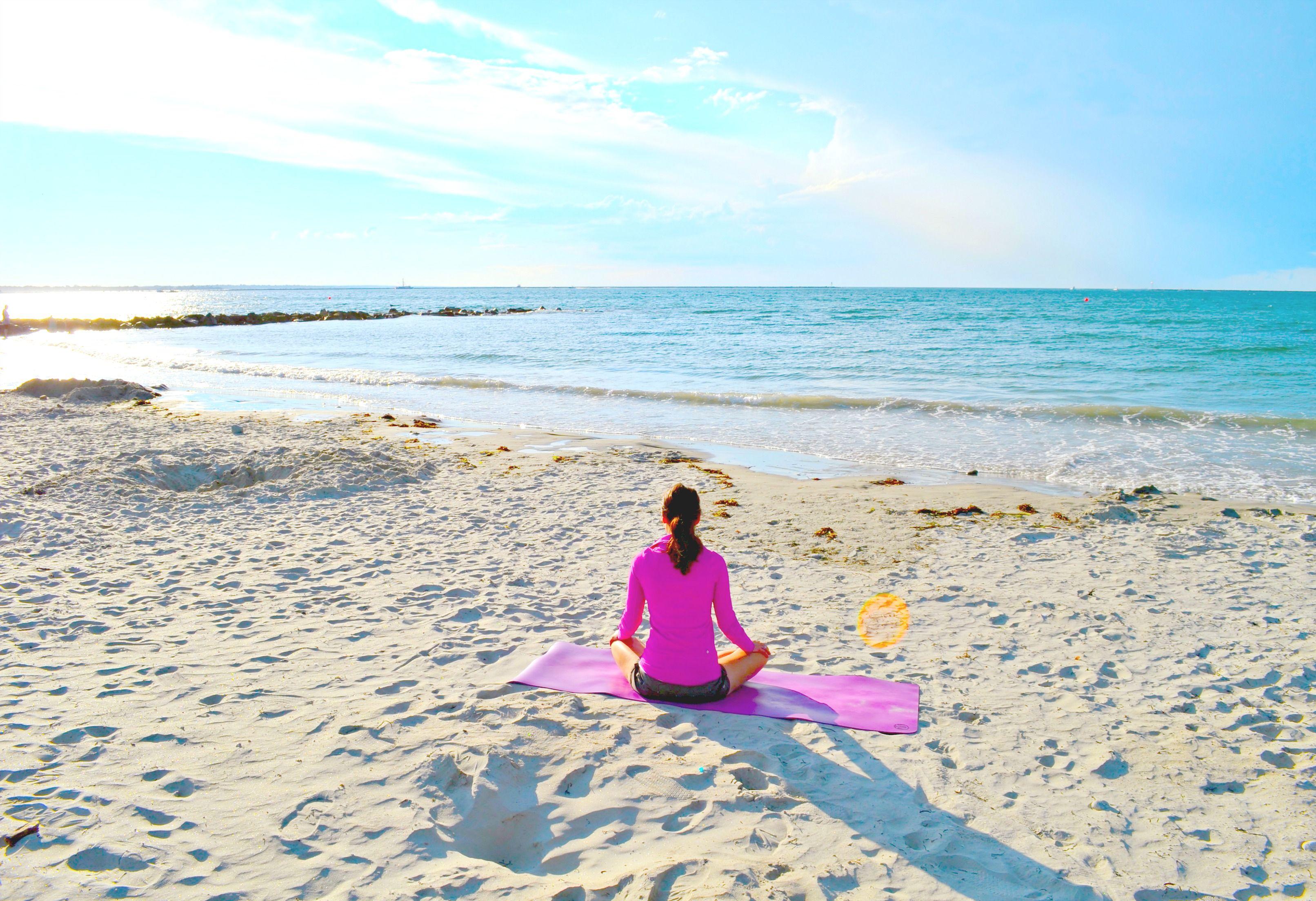 Beach Yoga Wallpapers - Top Free Beach Yoga Backgrounds - WallpaperAccess