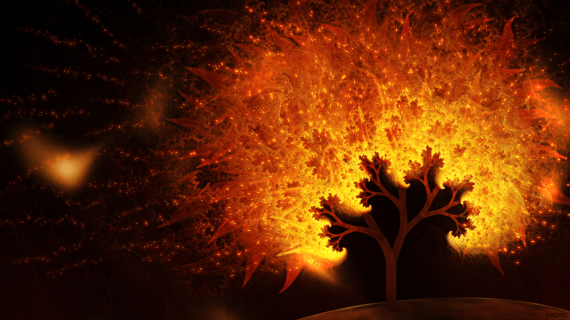 Fire Tree Wallpapers - Top Free Fire Tree Backgrounds - WallpaperAccess