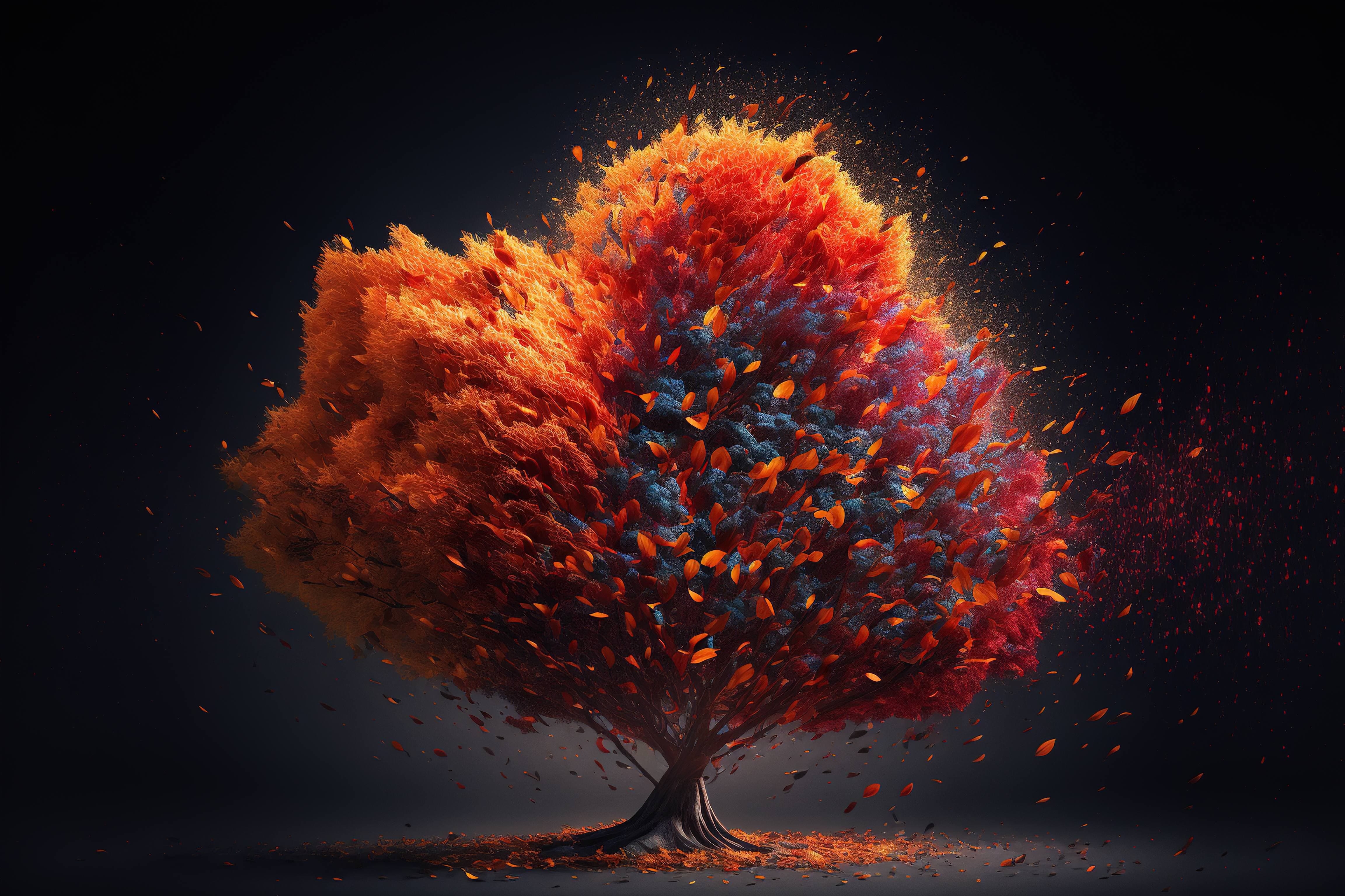 Fire Tree Wallpapers - Top Free Fire Tree Backgrounds - WallpaperAccess