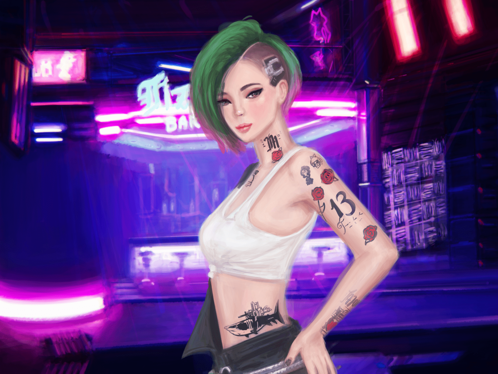 Cyberpunk Judy Wallpapers - Top Free Cyberpunk Judy Backgrounds - WallpaperAccess