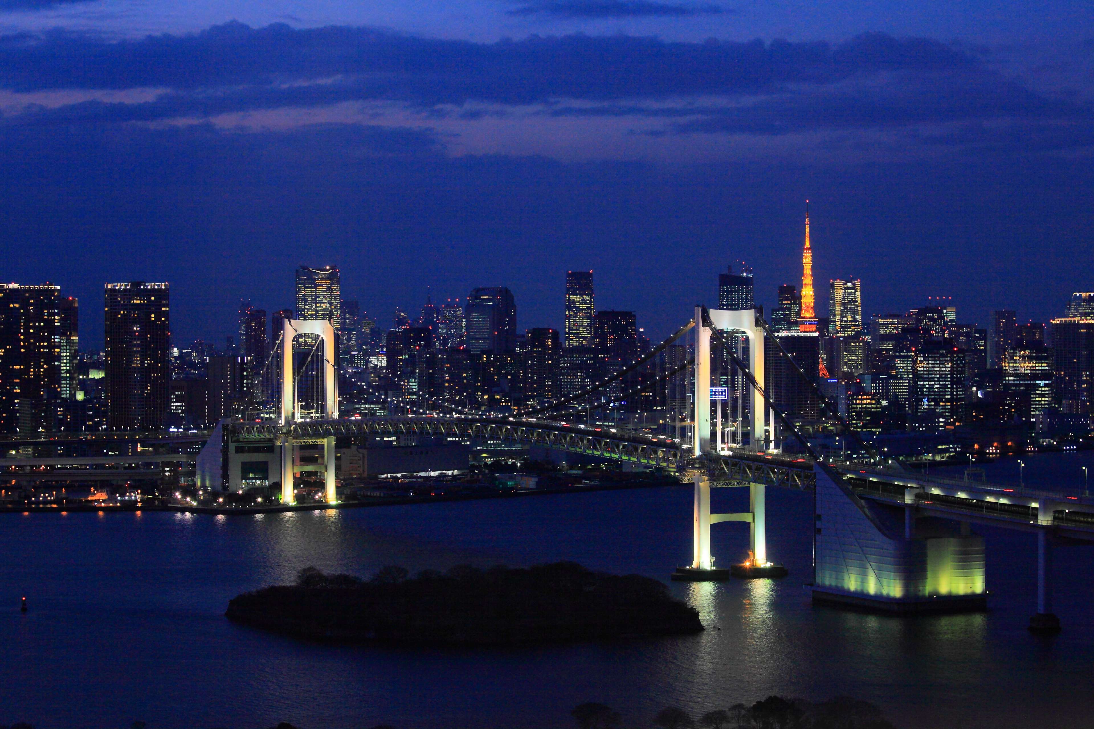 Rainbow Bridge Tokyo Japan Wallpapers - Top Free Rainbow Bridge Tokyo ...