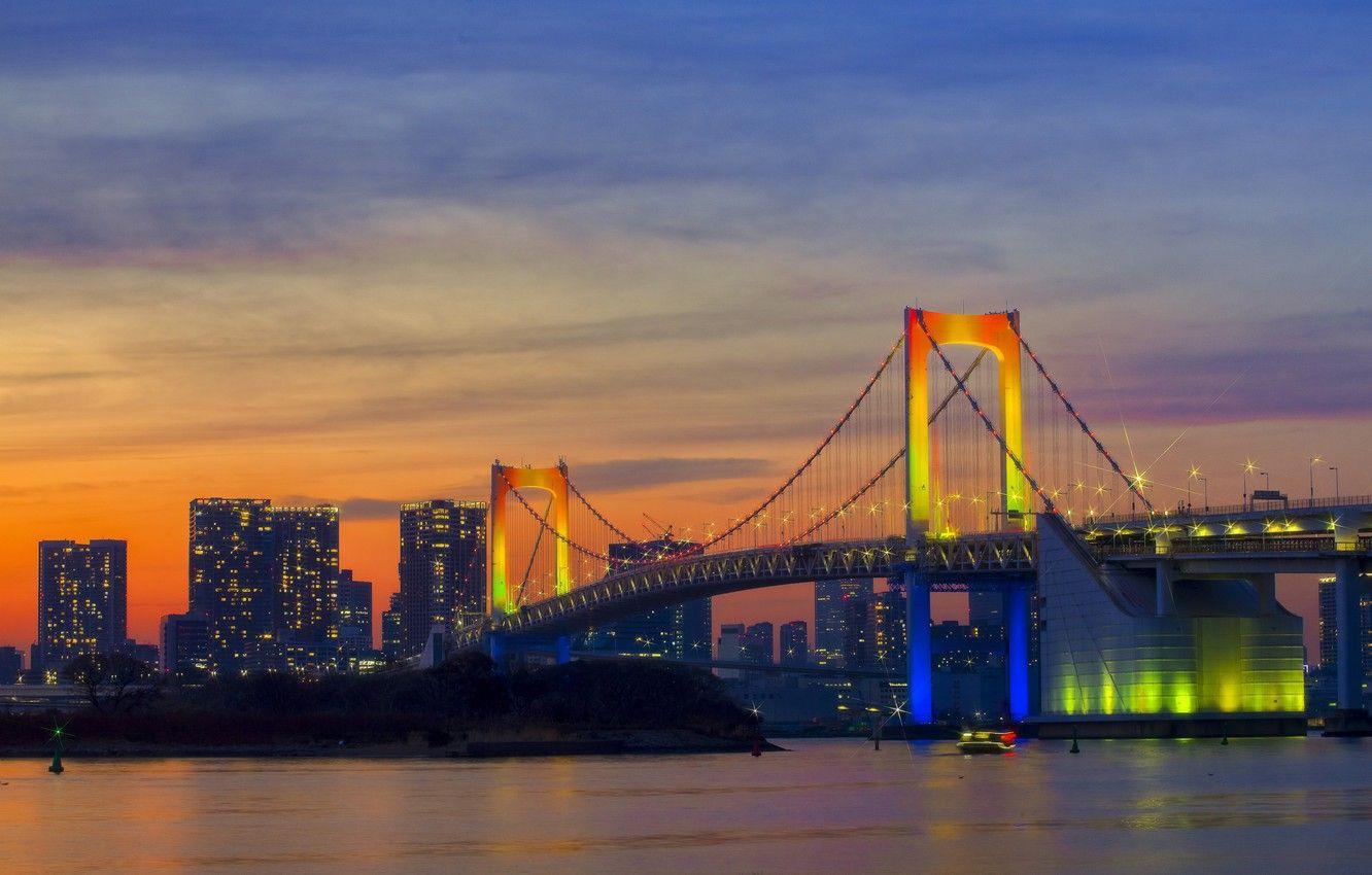 Rainbow Bridge Tokyo Japan Wallpapers - Top Free Rainbow Bridge Tokyo ...