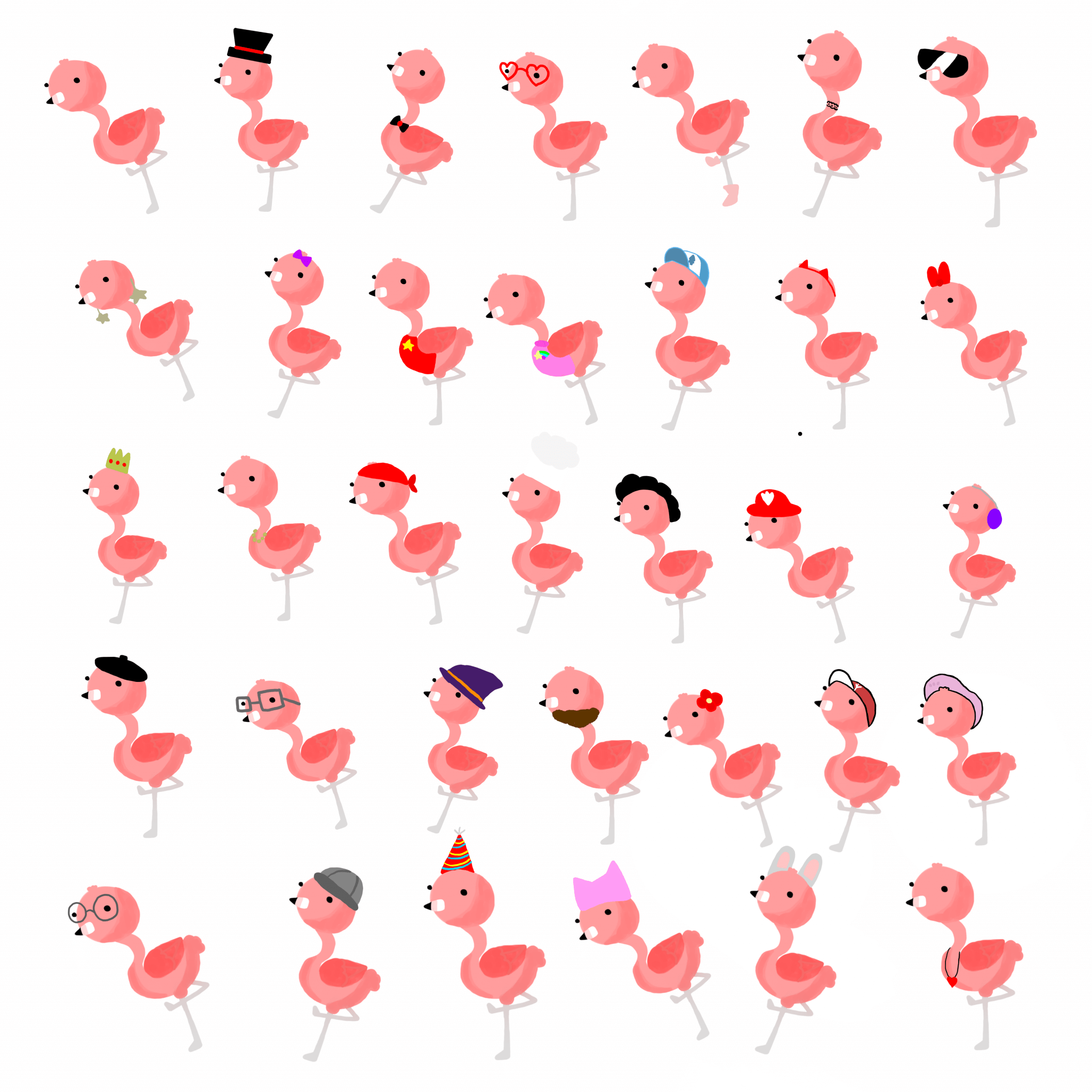 Cartoon Flamingo Wallpapers - Top Free Cartoon Flamingo Backgrounds ...