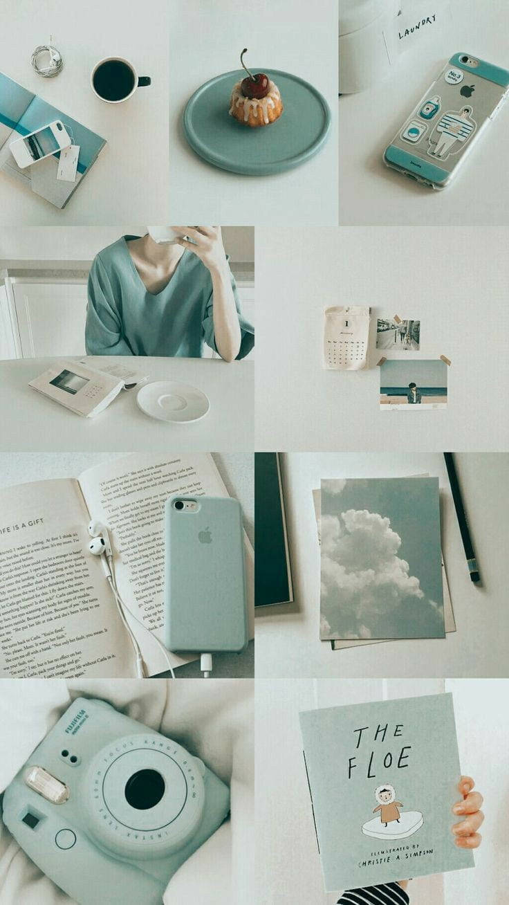 Light Green Collage Wallpapers - Top Free Light Green Collage ...