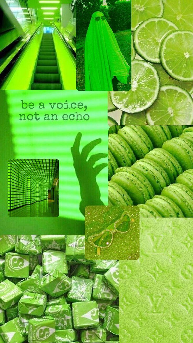 Light Green Collage Wallpapers - Top Free Light Green Collage ...