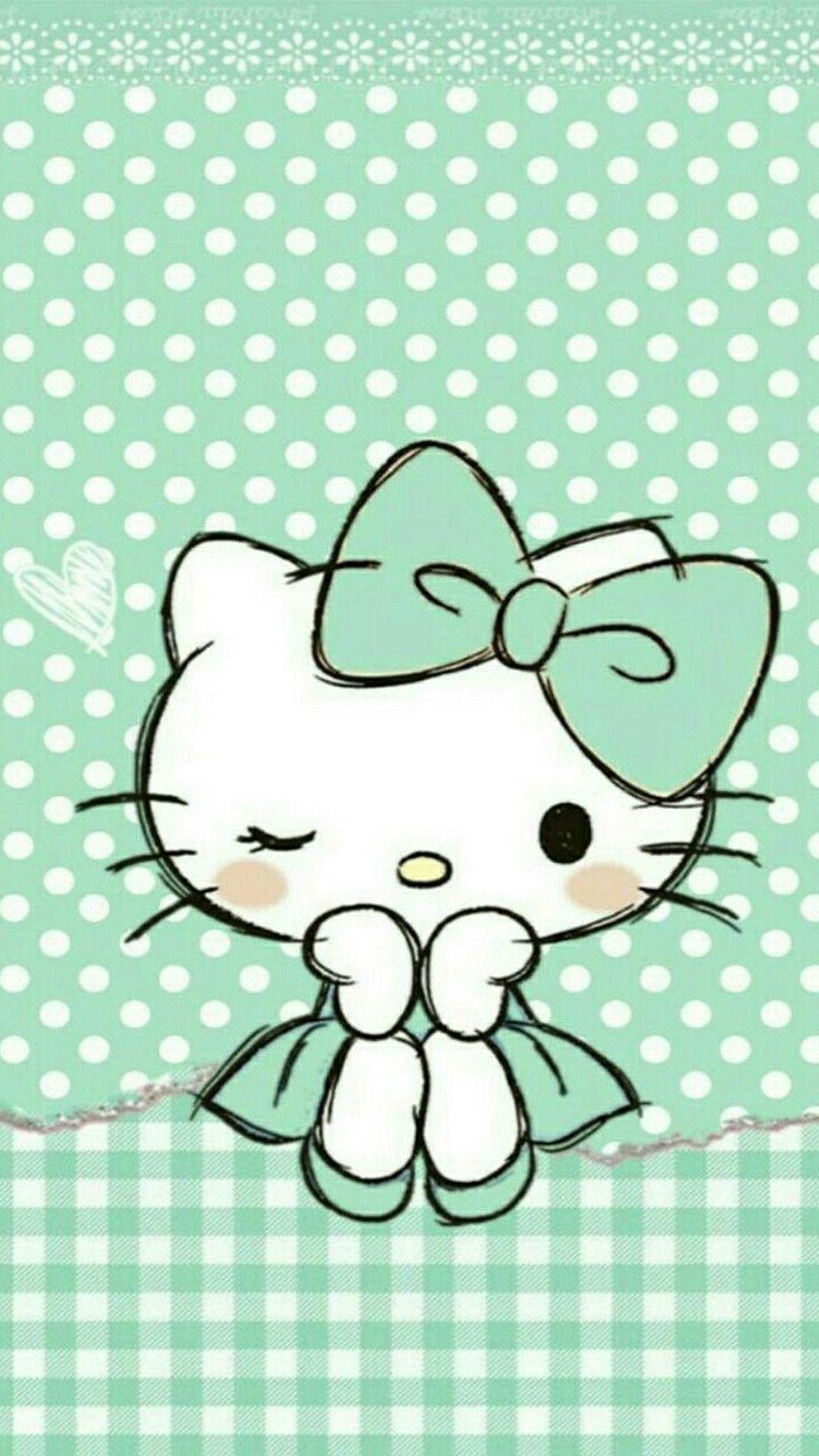 Green Hello Kitty Wallpapers - Top Free Green Hello Kitty Backgrounds ...