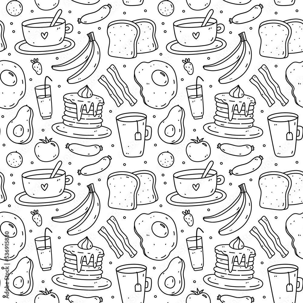 Food Doodle Wallpapers - Top Free Food Doodle Backgrounds - WallpaperAccess