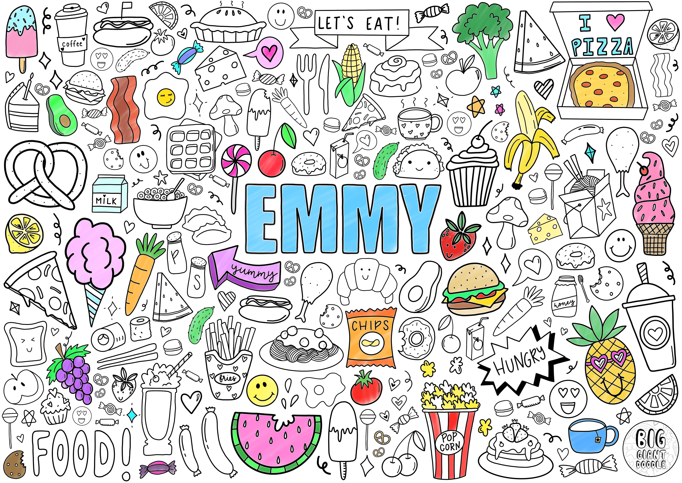 Food Doodle Wallpapers - Top Free Food Doodle Backgrounds - WallpaperAccess