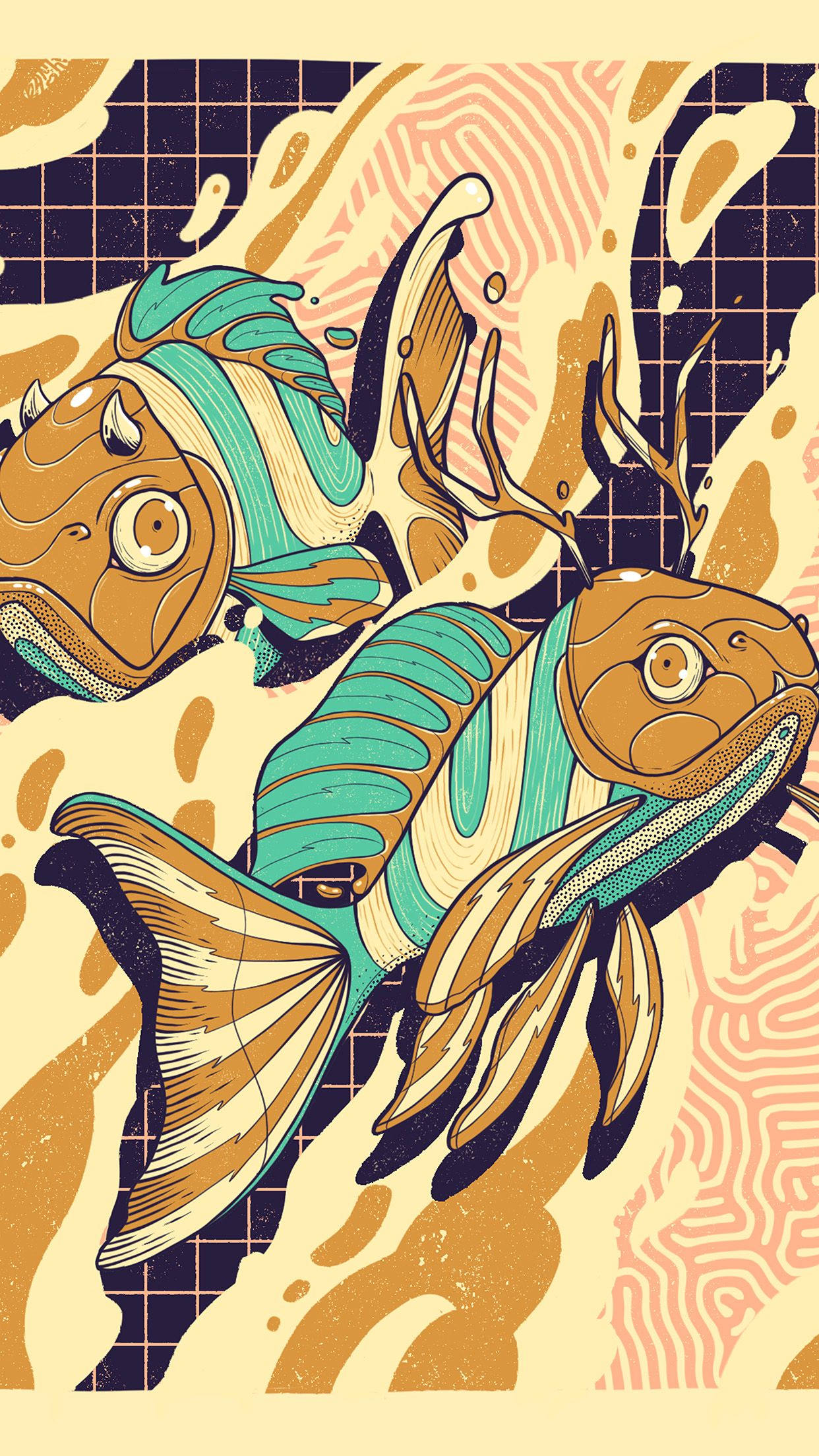 Fish Painting Wallpapers - Top Free Fish Painting Backgrounds ...