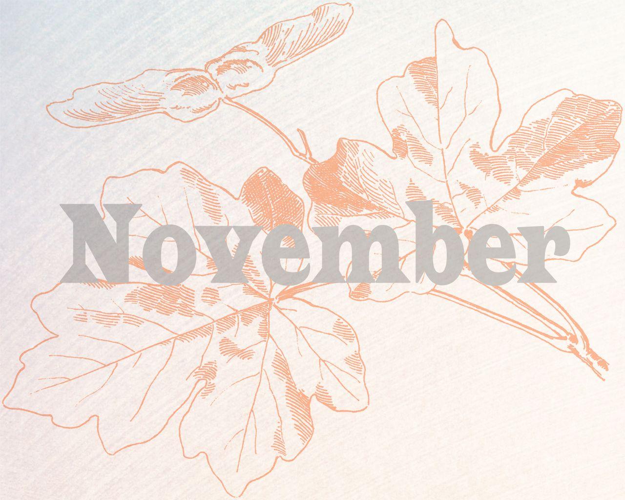 Cute November Wallpapers - Top Free Cute November Backgrounds ...
