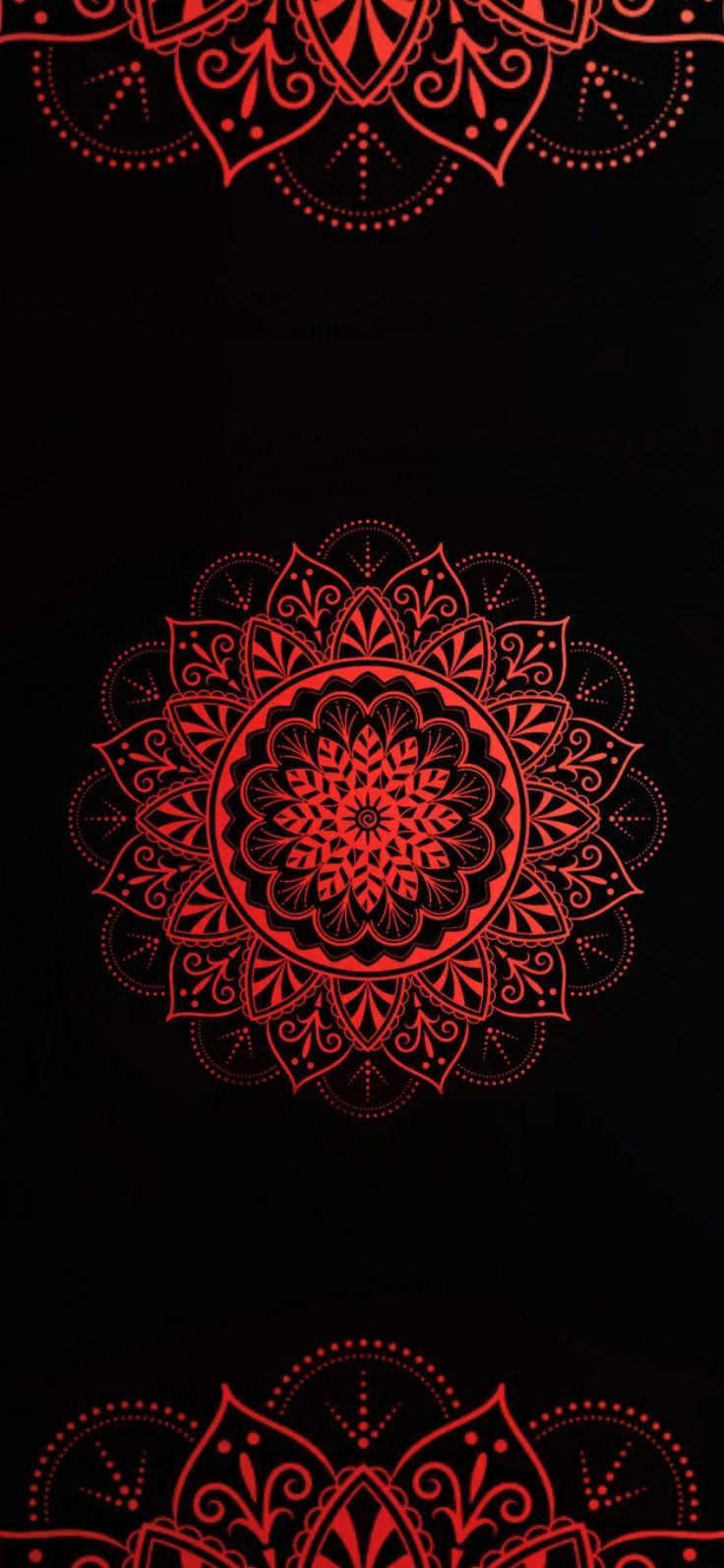 Red Mandala Wallpapers - Top Free Red Mandala Backgrounds - WallpaperAccess