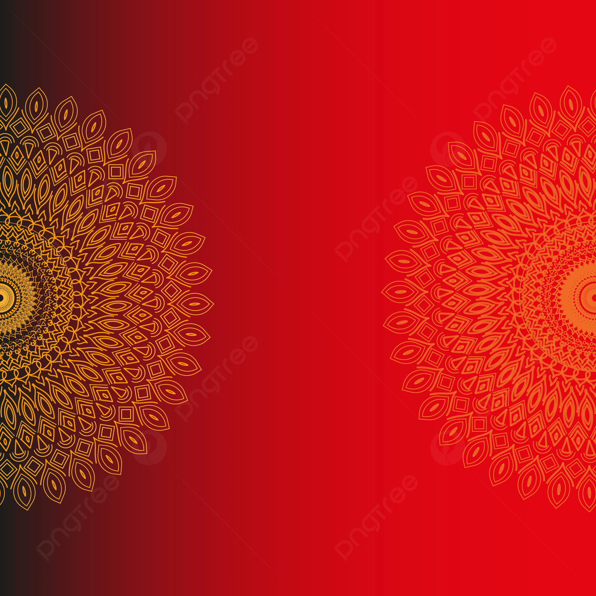 Red Mandala Wallpapers - Top Free Red Mandala Backgrounds - WallpaperAccess
