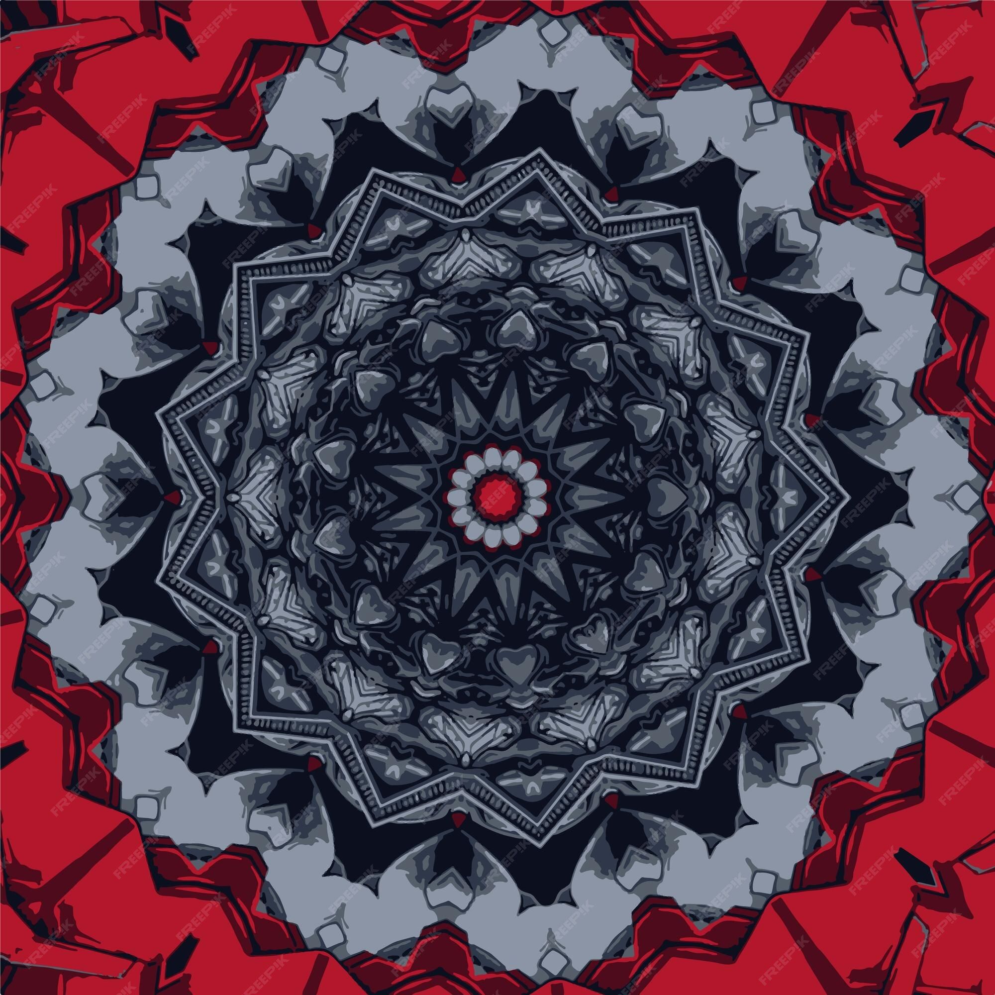 Red Mandala Wallpapers - Top Free Red Mandala Backgrounds - WallpaperAccess