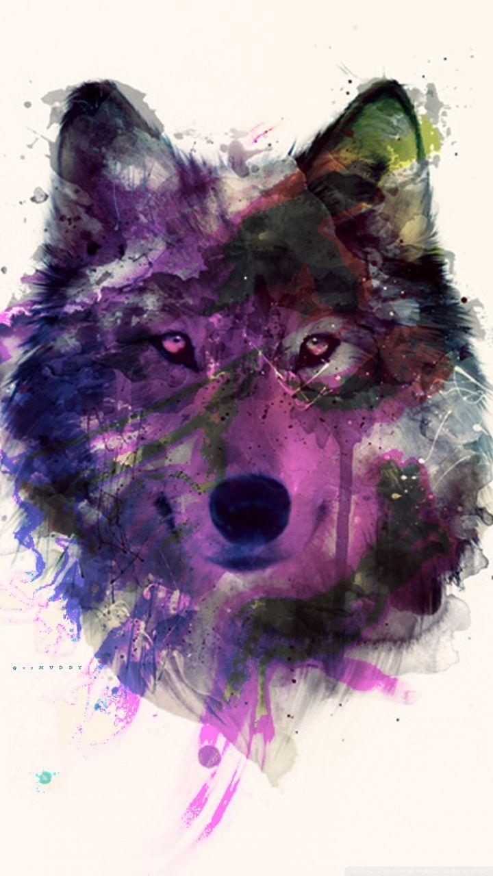 Purple Wolf Wallpapers - Top Free Purple Wolf Backgrounds - WallpaperAccess