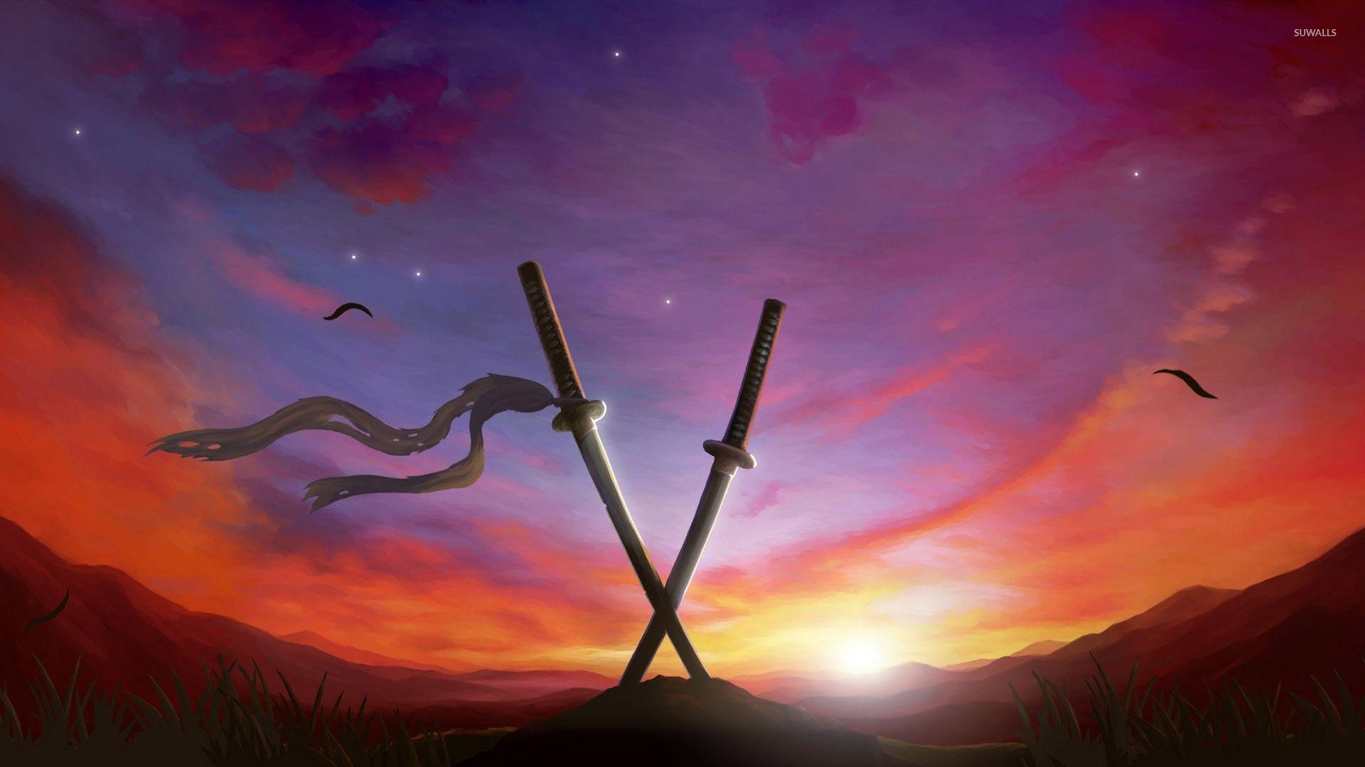 Anime Sunset Wallpapers - Top Free Anime Sunset Backgrounds ...