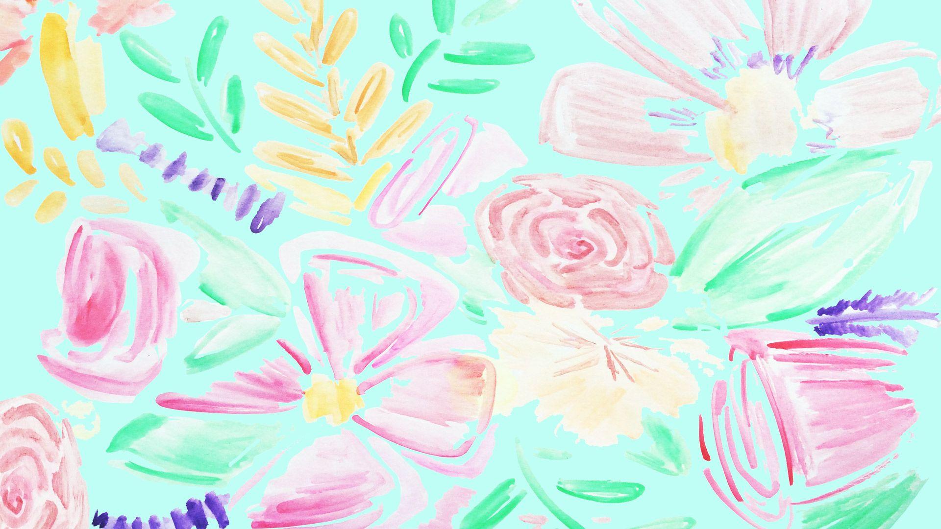 Pastel Floral Desktop Wallpapers - Top Free Pastel Floral Desktop ...