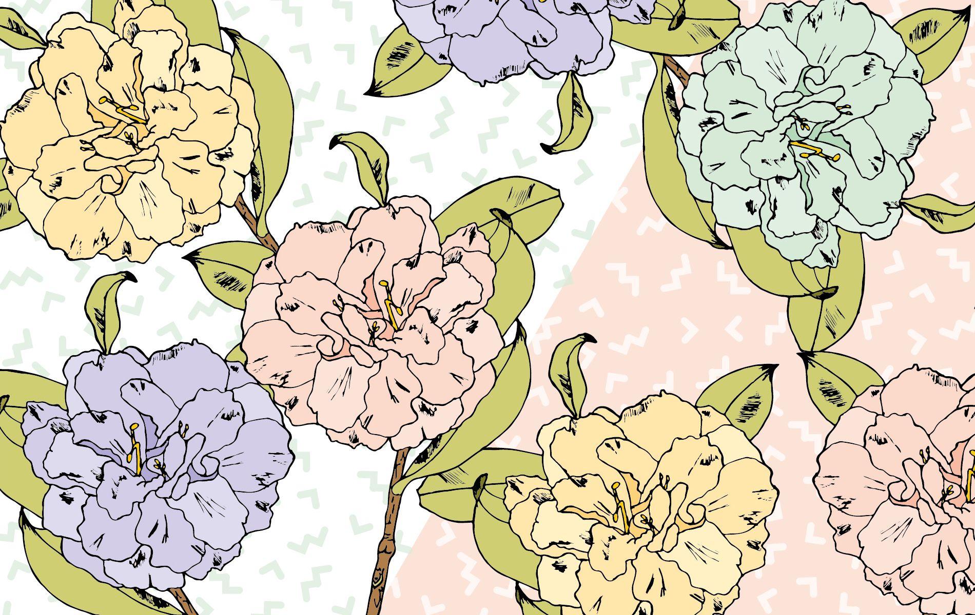 Pastel Floral Desktop Wallpapers - Top Free Pastel Floral Desktop ...