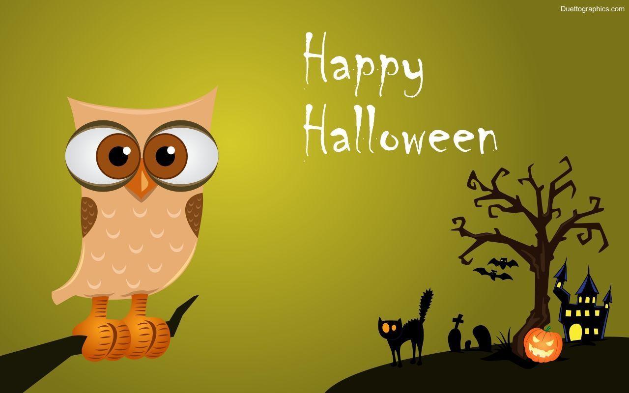 Cute Owl Halloween Wallpapers - Top Free Cute Owl Halloween Backgrounds ...