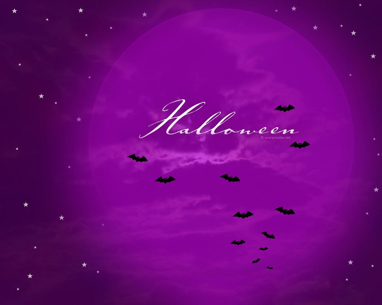 Purple Halloween Wallpapers - Top Free Purple Halloween Backgrounds ...