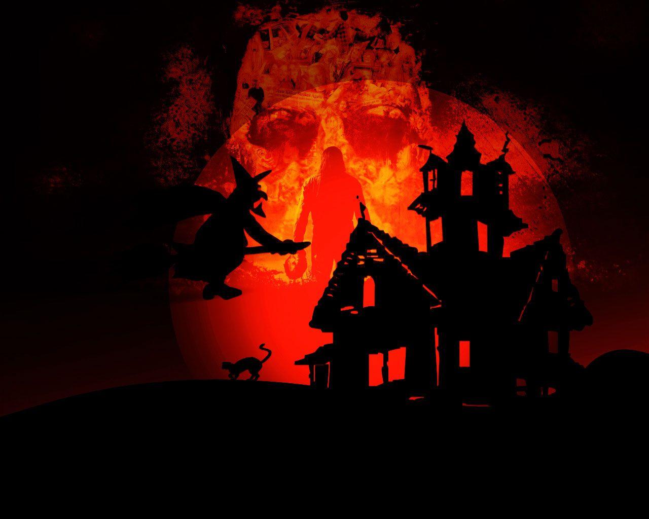 Red Halloween Wallpapers - Top Free Red Halloween Backgrounds ...